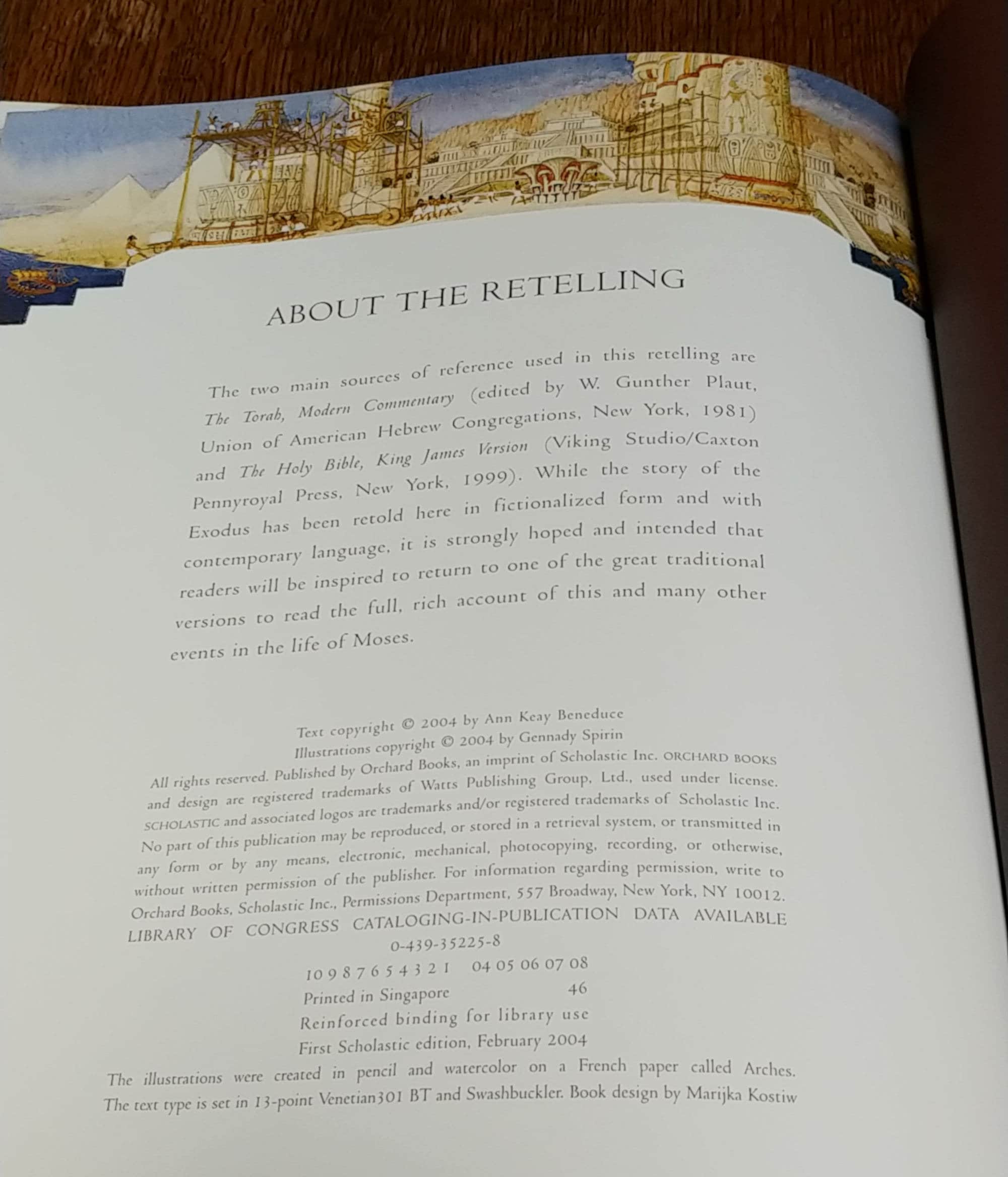 Moses: The Long Road to Freedom by Ann Keay Beneduce, illustrated by ...