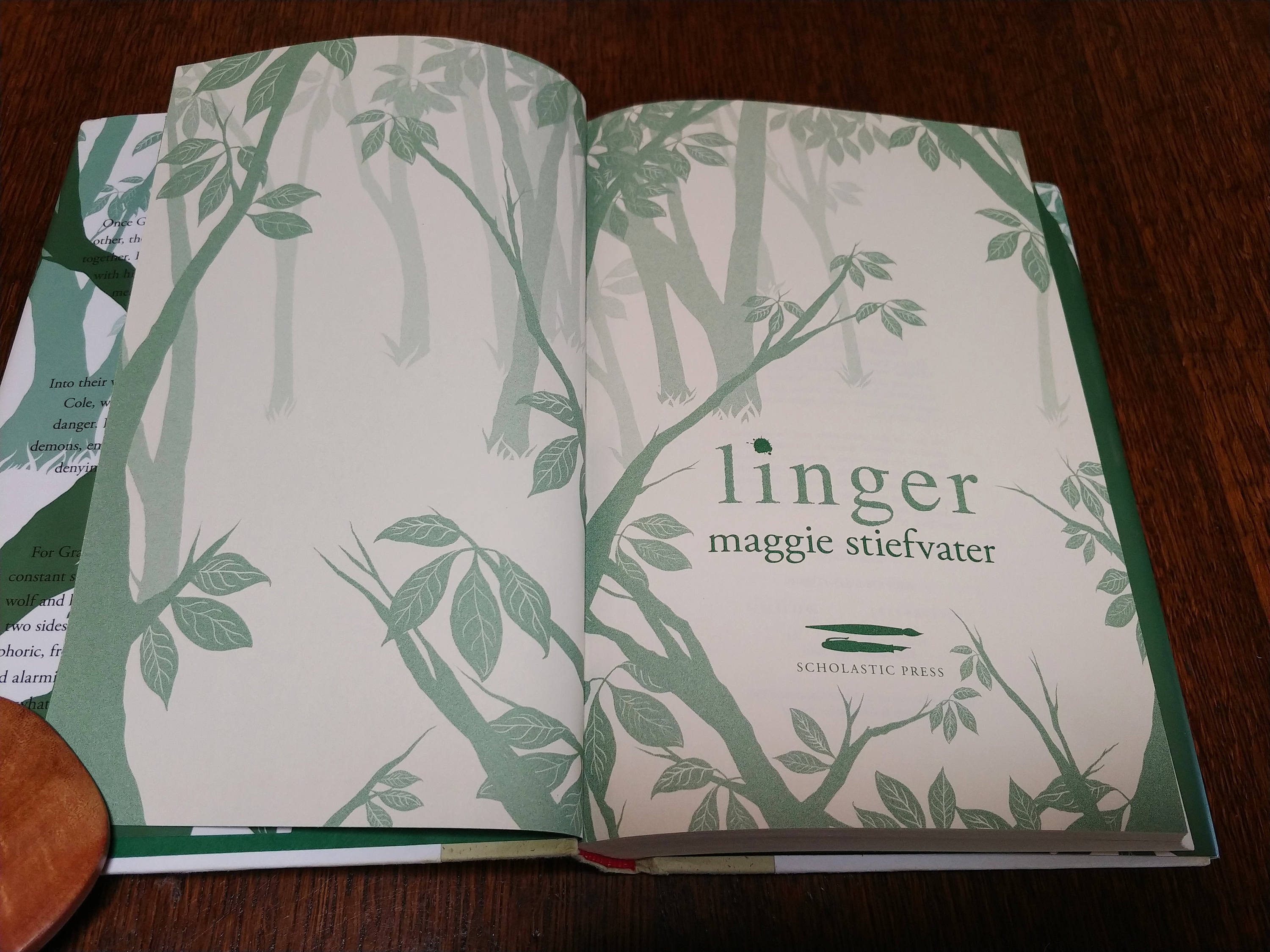 Linger by Maggie Stiefvater - Wolves of Mercy Falls - First Edition ...