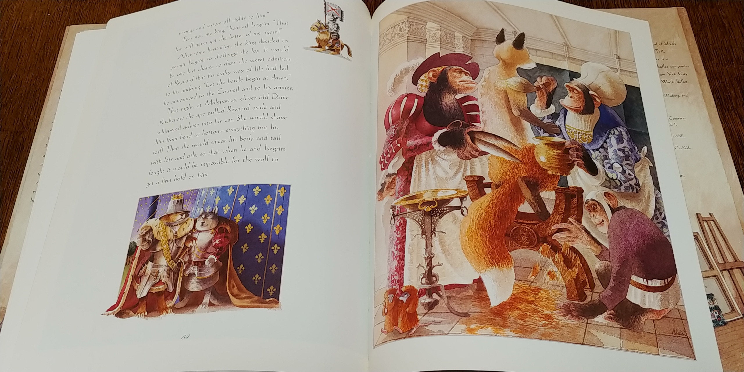 Reynard the Fox illustrated by Alain Vaes - First Edition Children's ...