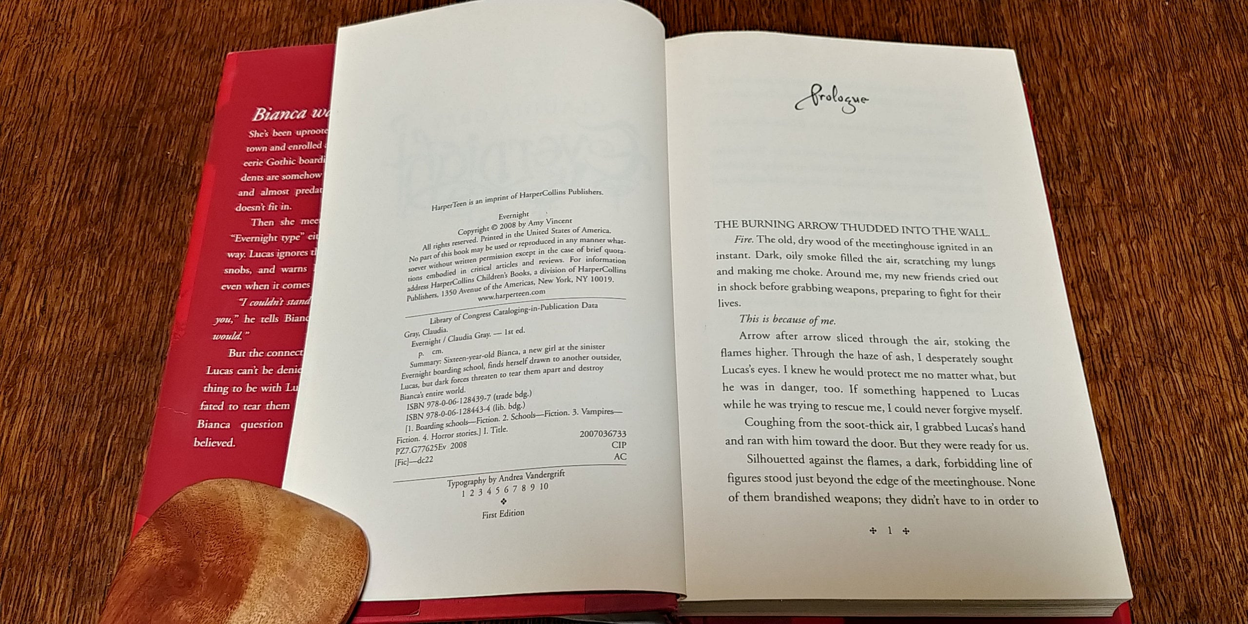 Evernight Series by Claudia Gray - First Edition Set of All 4 Volumes