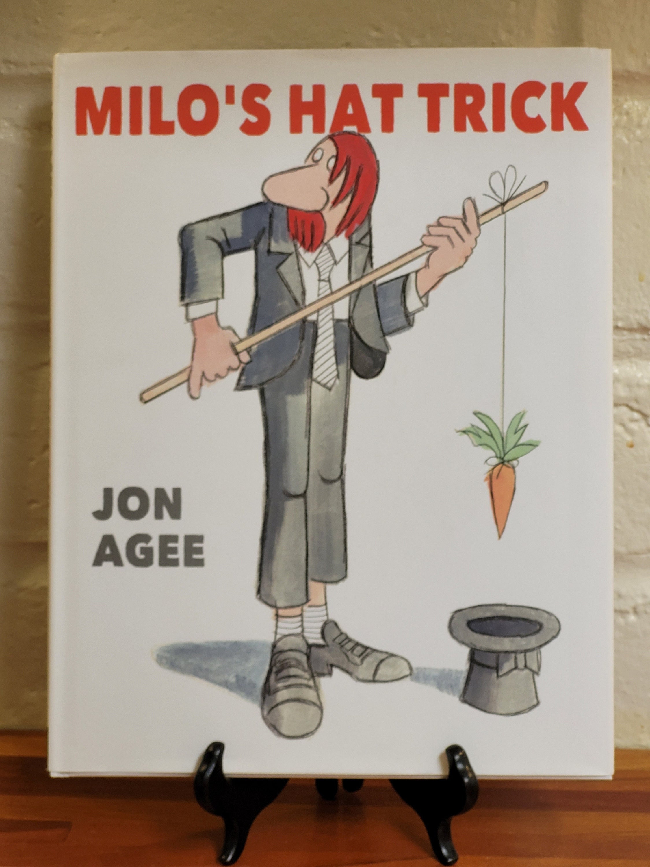 2017 first edition of Milo's Hat Trick by Jon Agree.