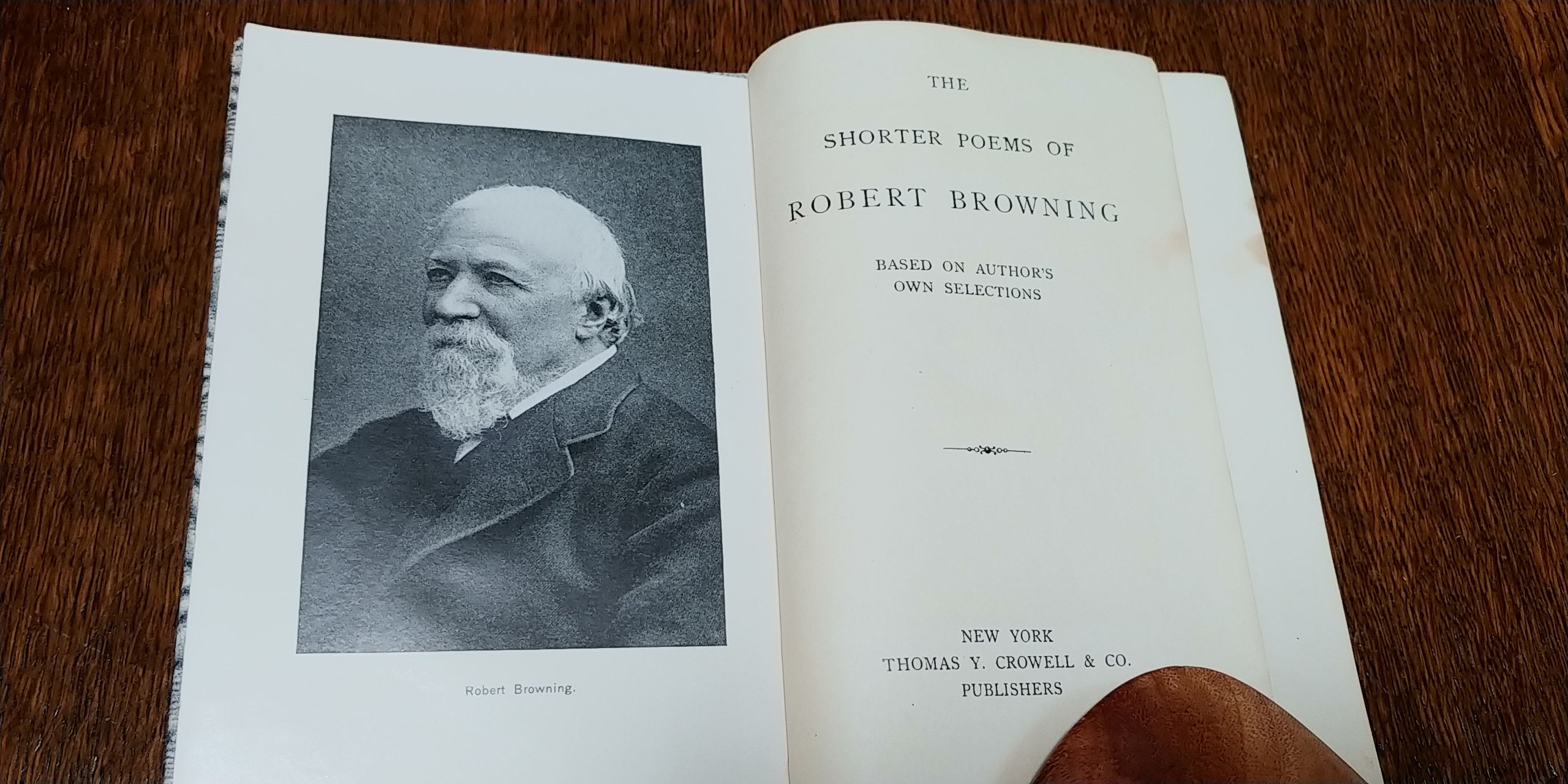 The Shorter Poems of Robert Browning - Vintage Book, Antique Book ...