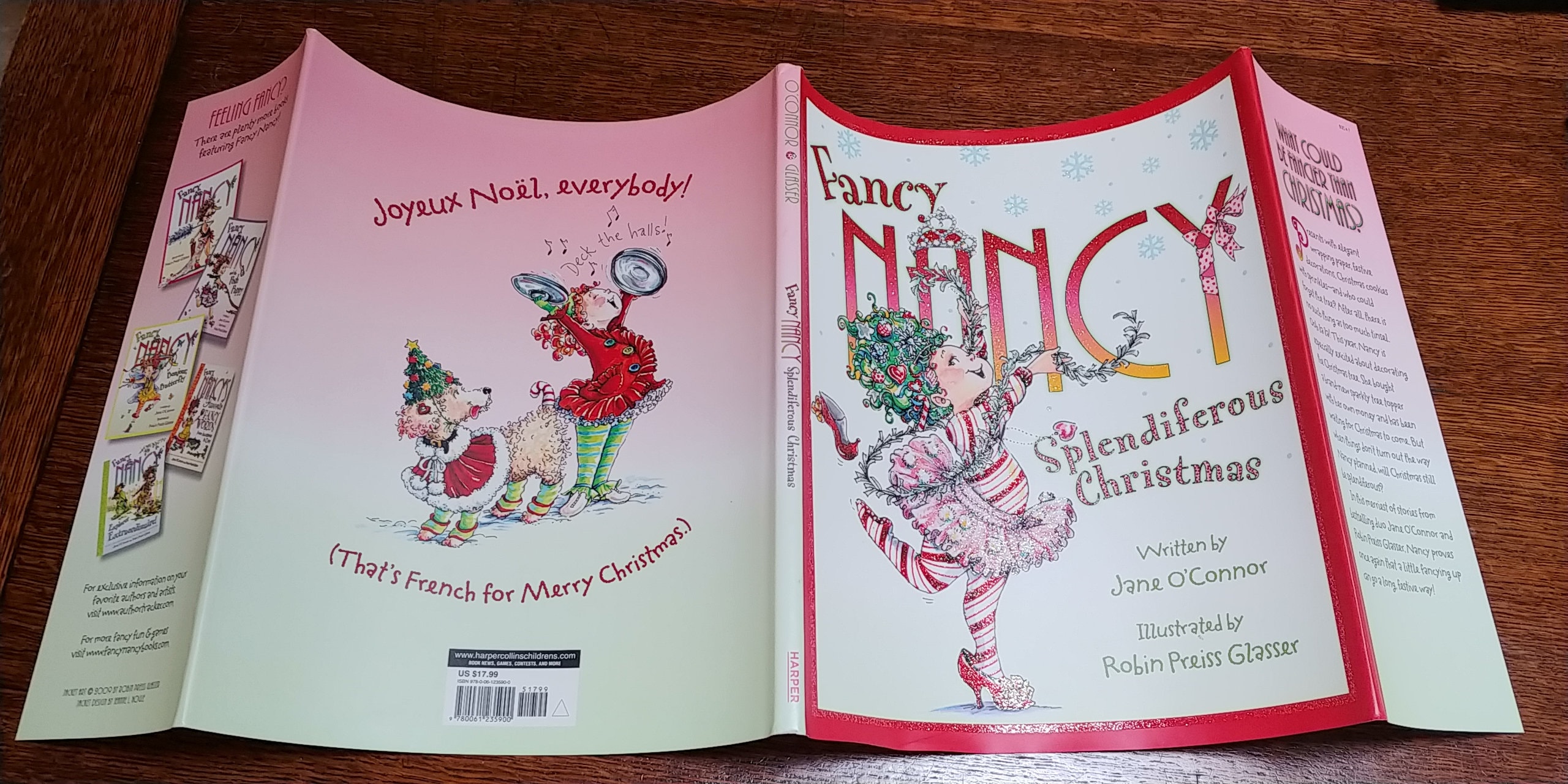 Fancy Nancy Splendiferous Christmas by Jane O'Connor and Robin Preiss ...