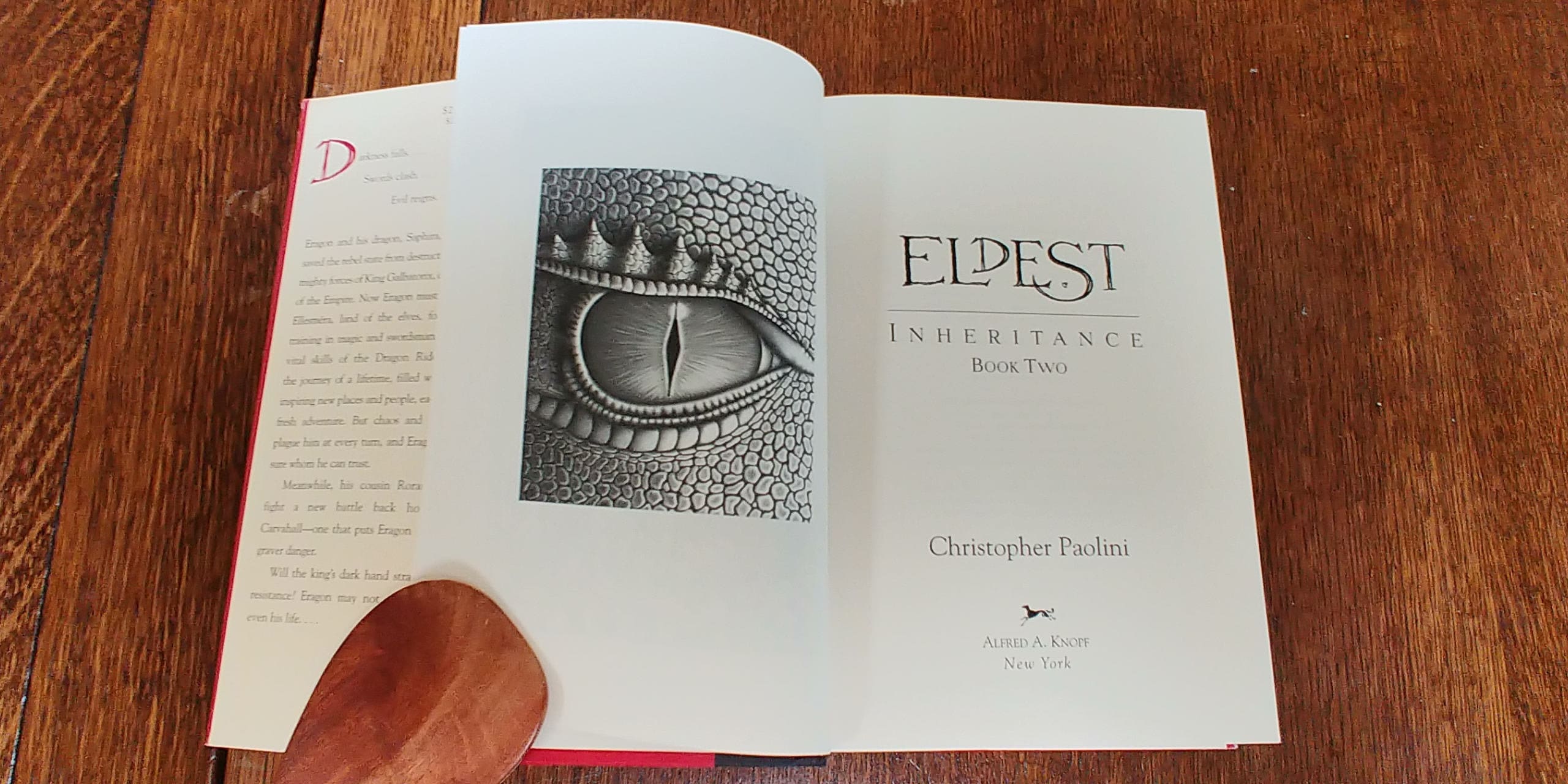 Eldest by Christopher Paolini - Inheritance Cycle - First Edition ...