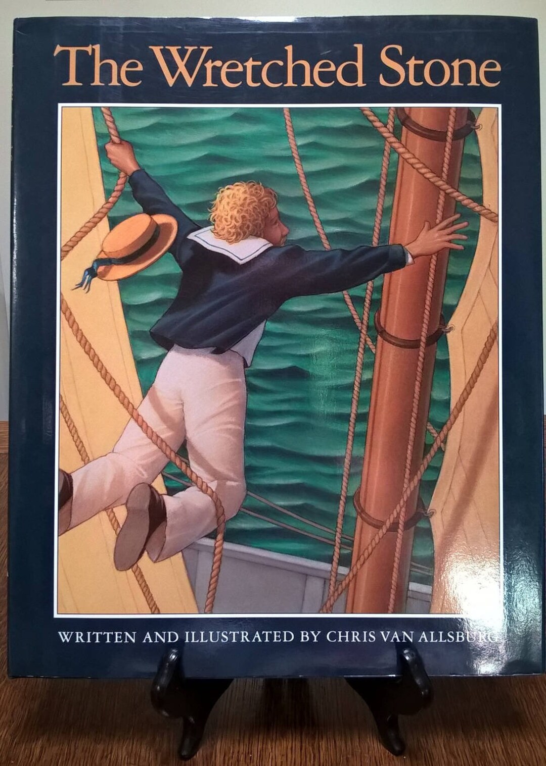 The Wretched Stone by Chris Van Allsburg, 1991 First Edition. - Etsy