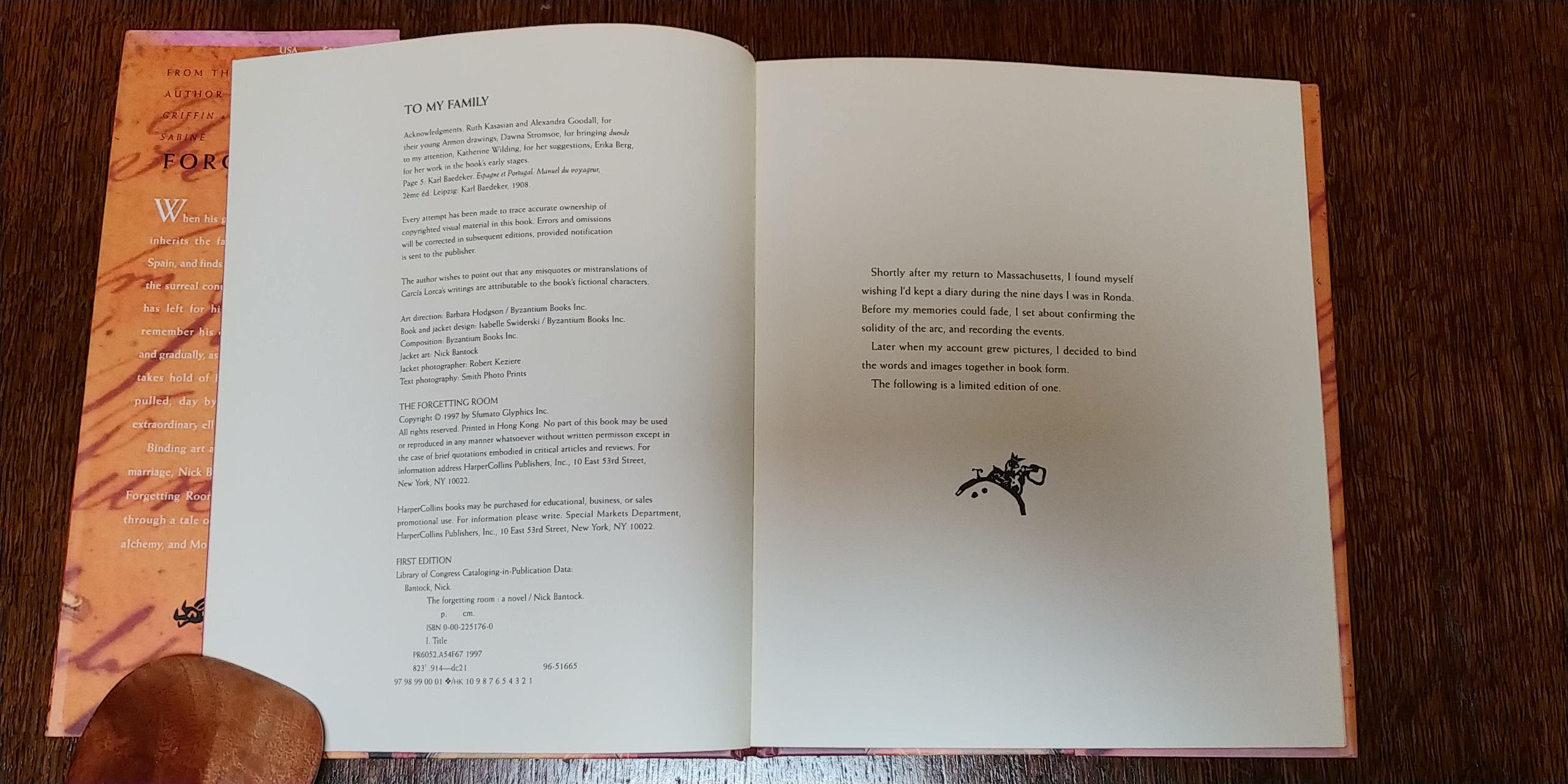 The Forgetting Room by Nick Bantock - First Edition Books - Vintage ...