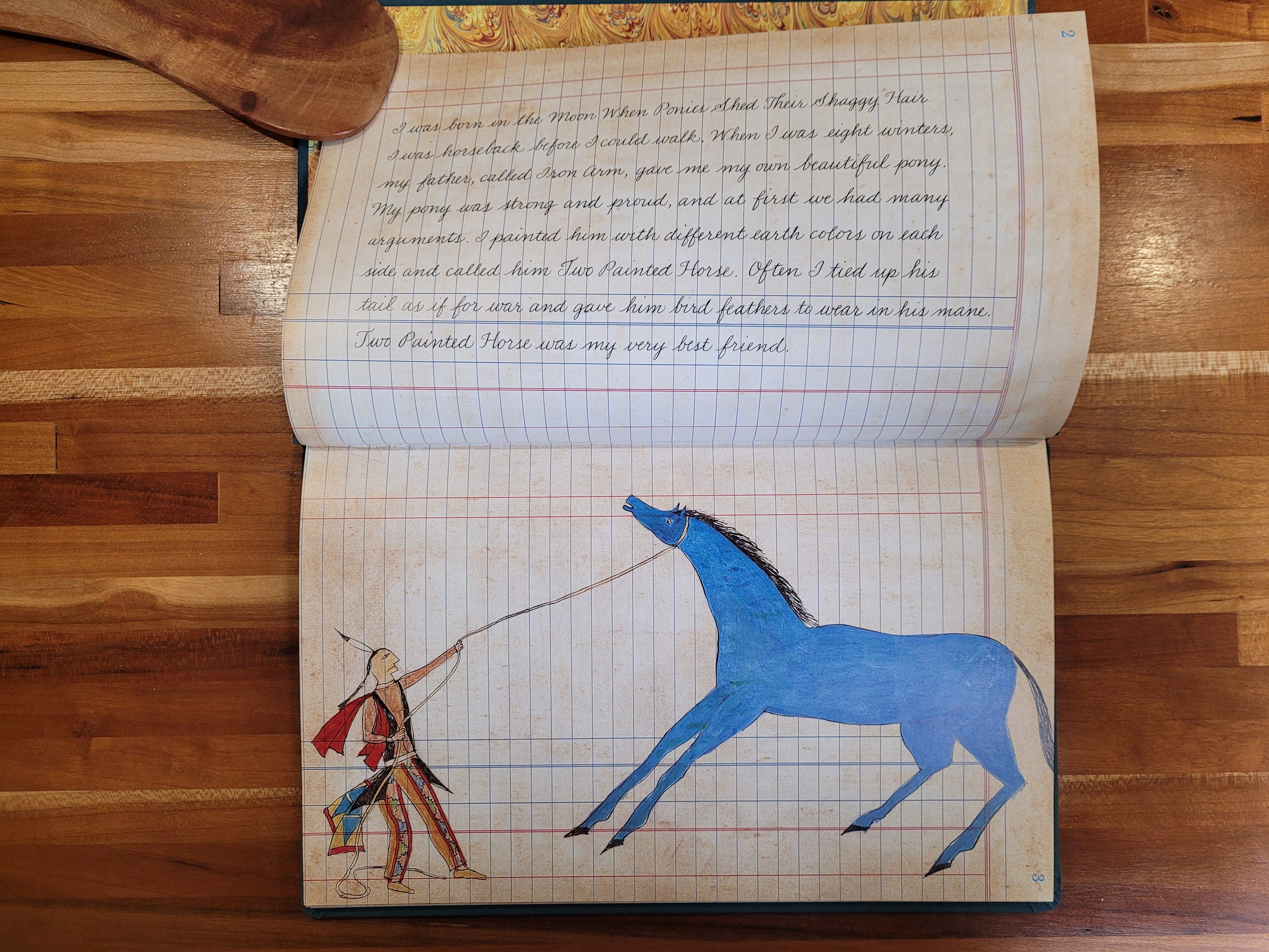 The Ledgerbook of Thomas Blue Eagle by Gae Matthaei, Jewell Grutman - 1999 Edition - Vintage ...