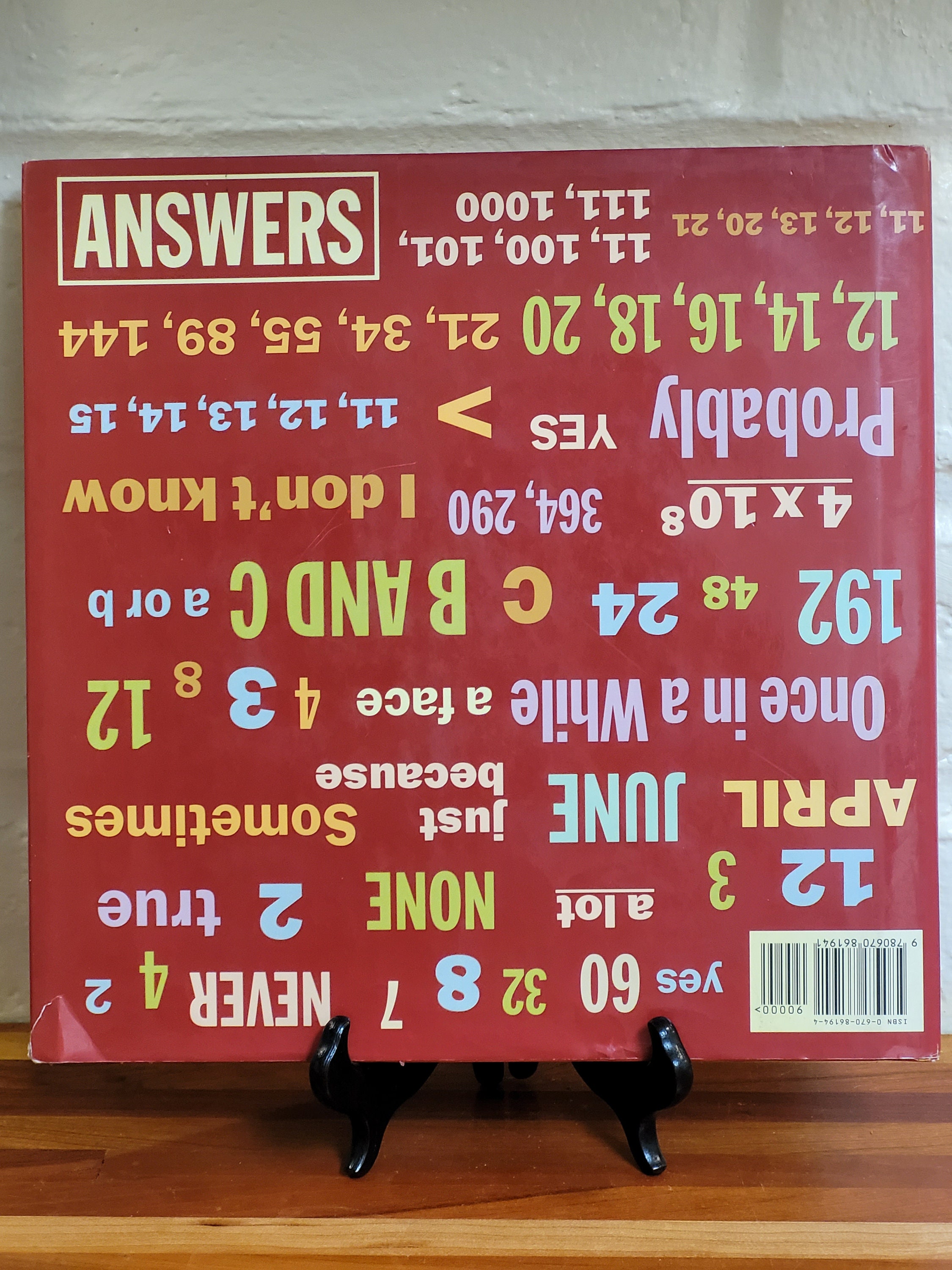 Math Curse by Jon Scieszka, Lane Smith - First Edition - Child Book ...