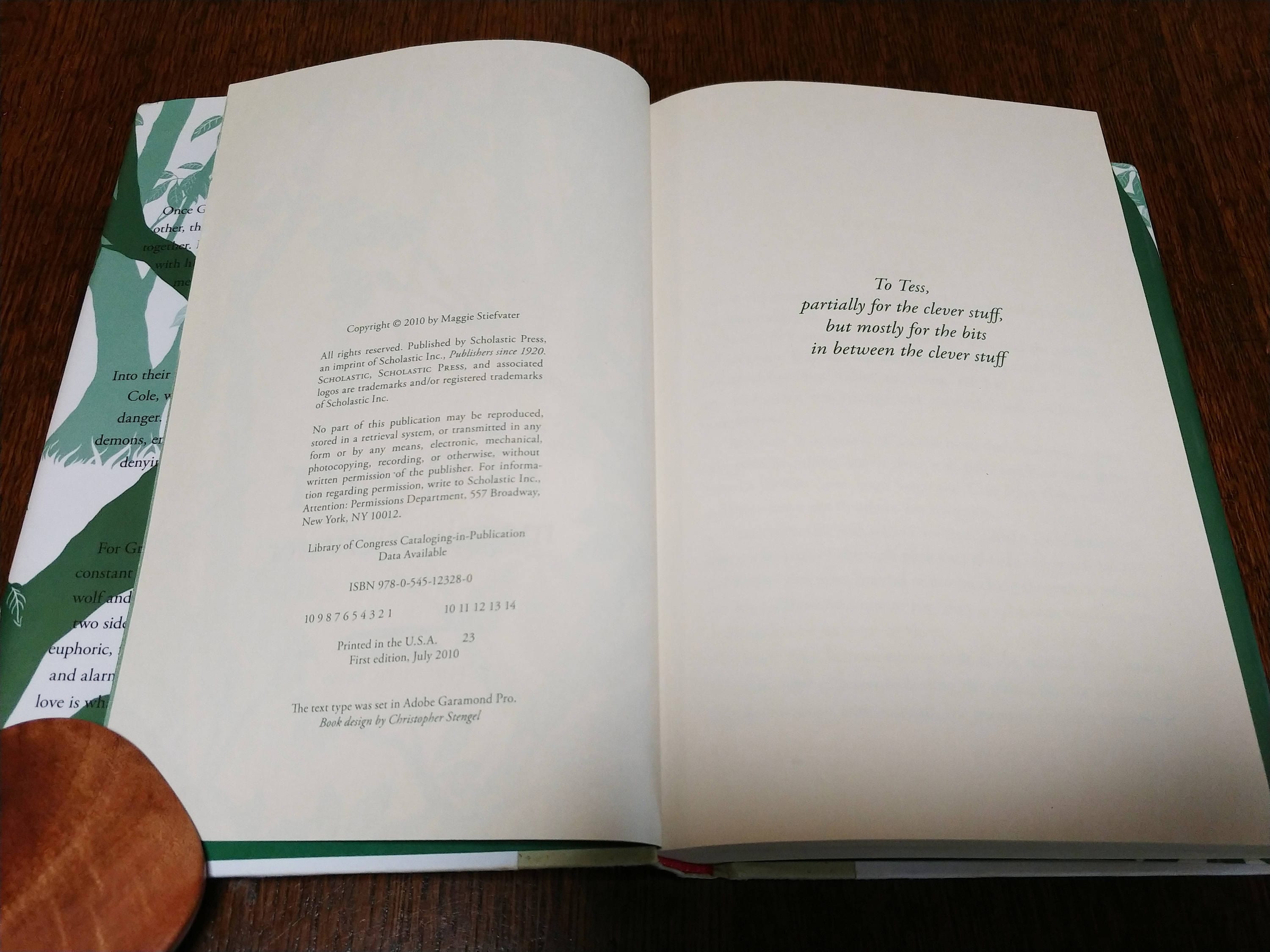 Linger by Maggie Stiefvater - Wolves of Mercy Falls - First Edition ...