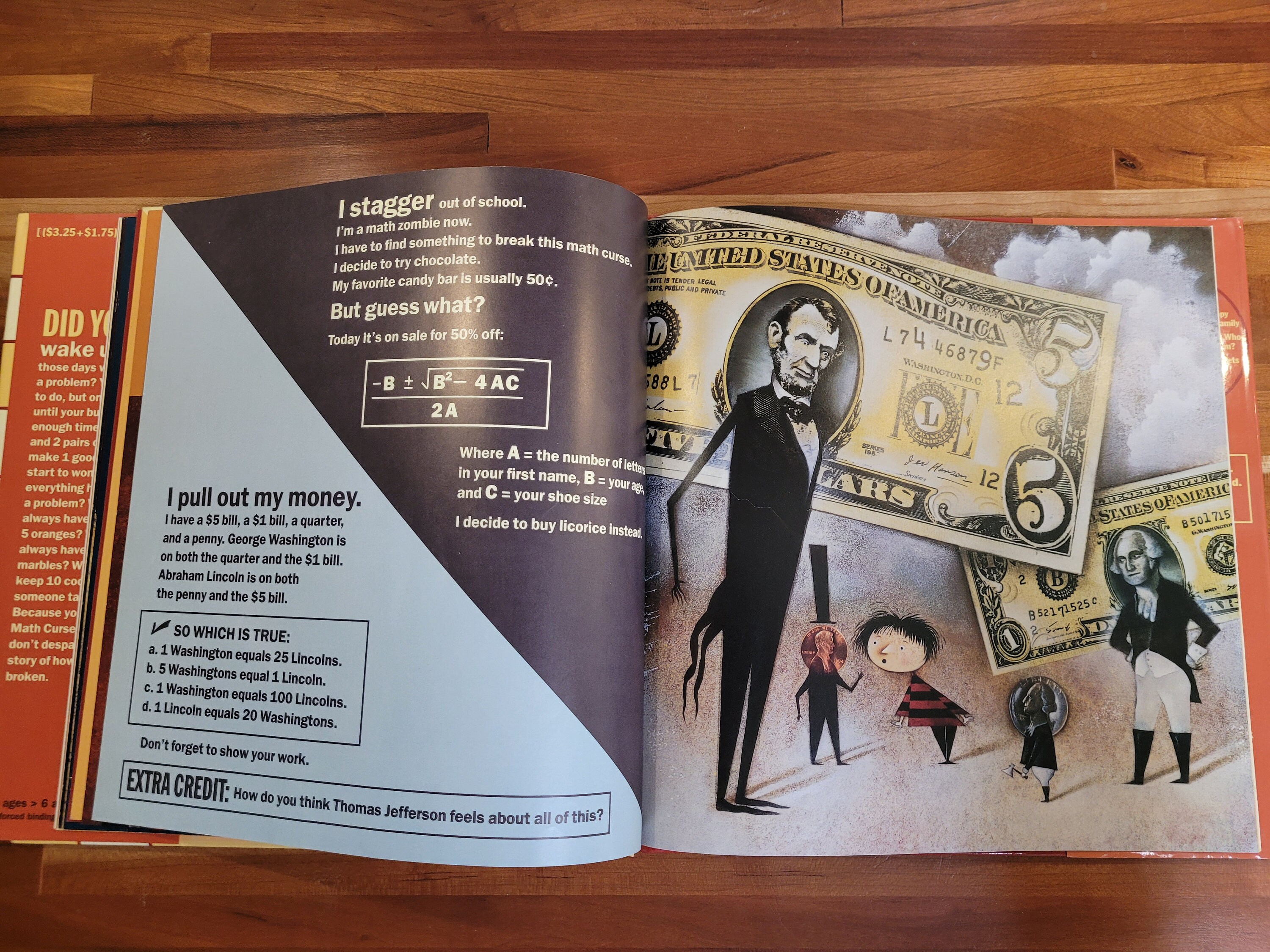 Math Curse by Jon Scieszka, Lane Smith - First Edition - Child Book ...