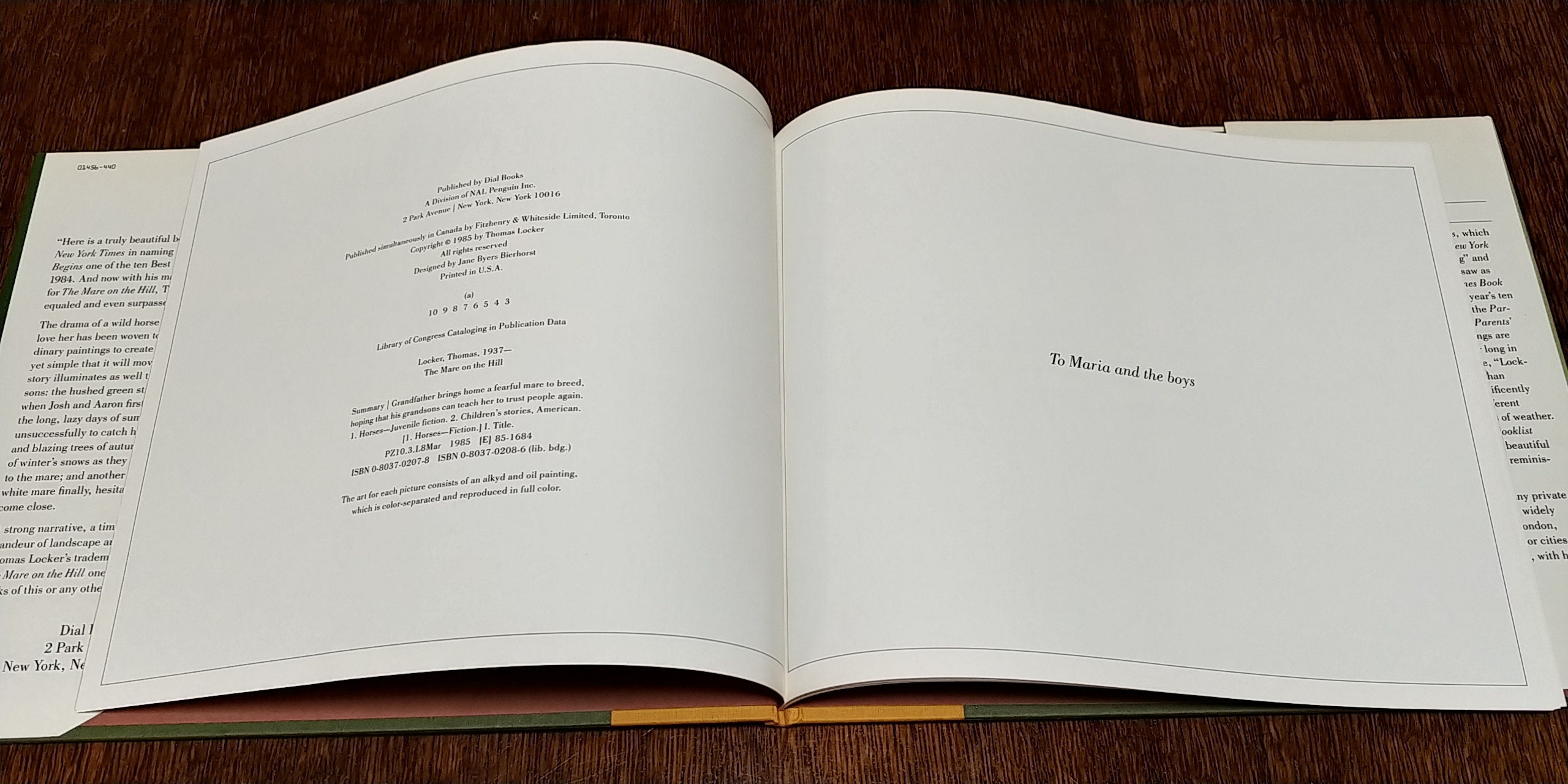 The Mare On The Hill by Thomas Locker - Children's Books - Vintage Book ...