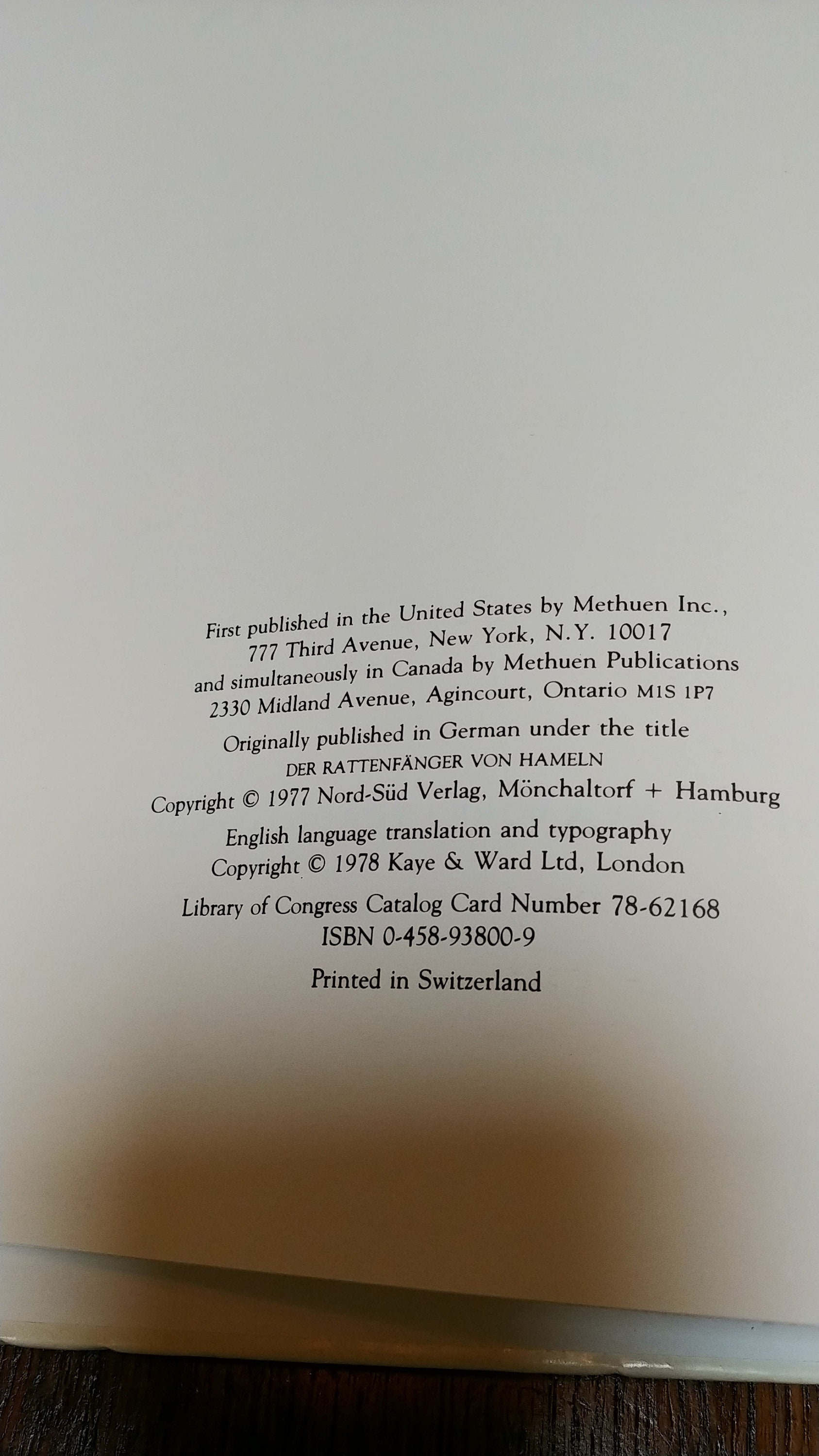 The Pied Piper of Hamelin by Kurt Baumann, Jean Claverie - First U.S ...