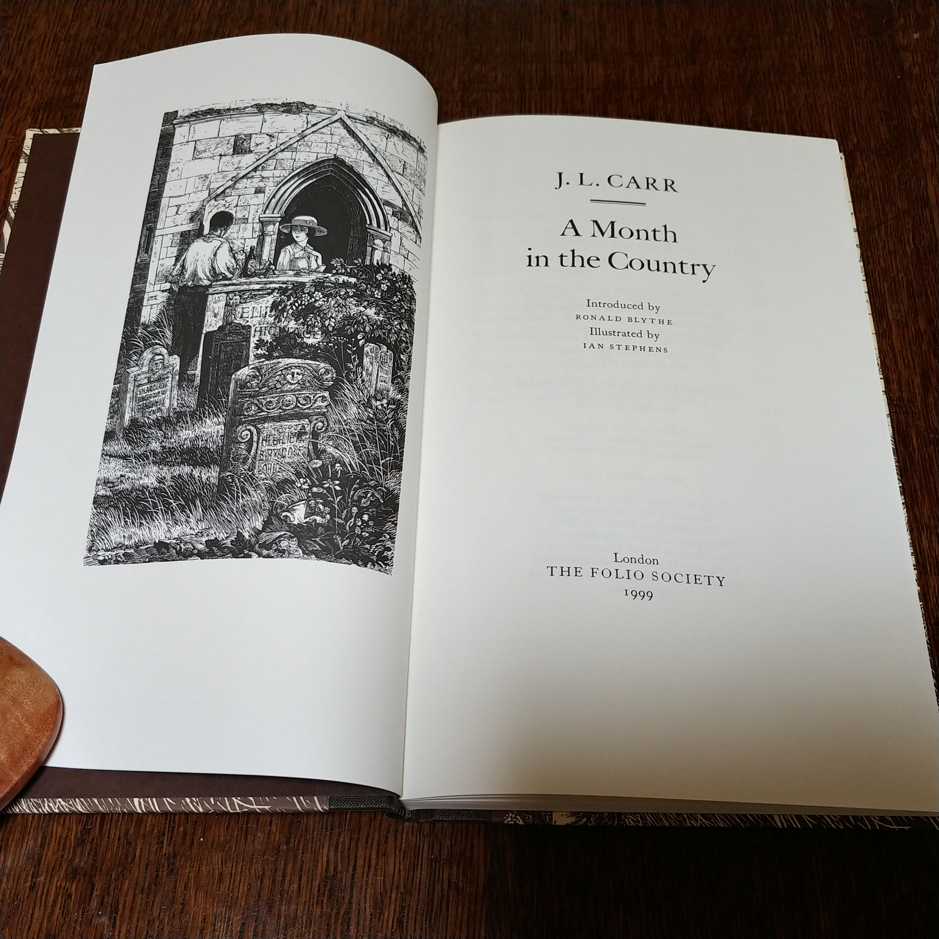 A Month In The Country by J. L. Carr - The Folio Society - Quince Tree ...