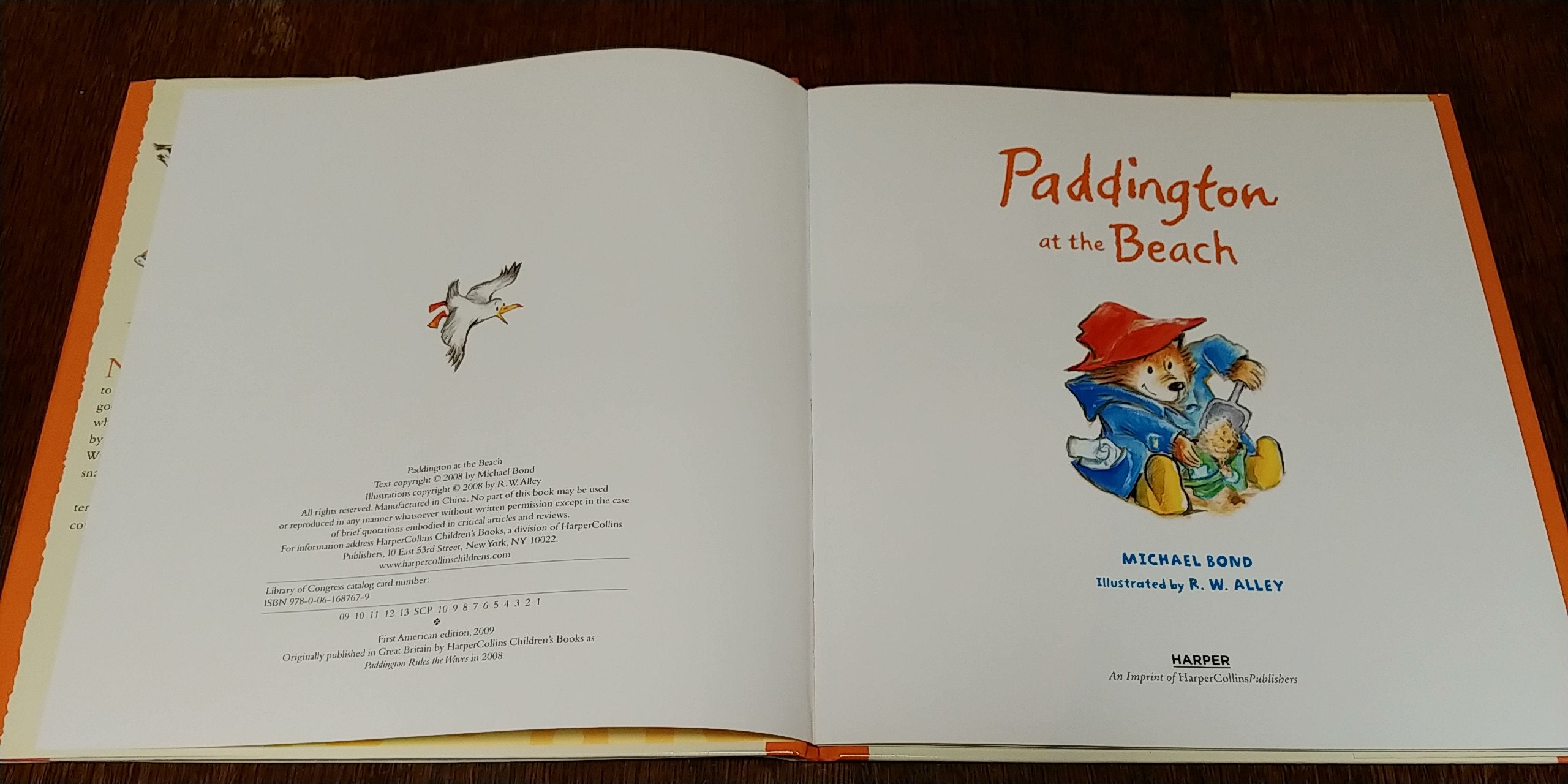 Paddington at the Beach by Michael Bond, R W Alley - First Edition ...