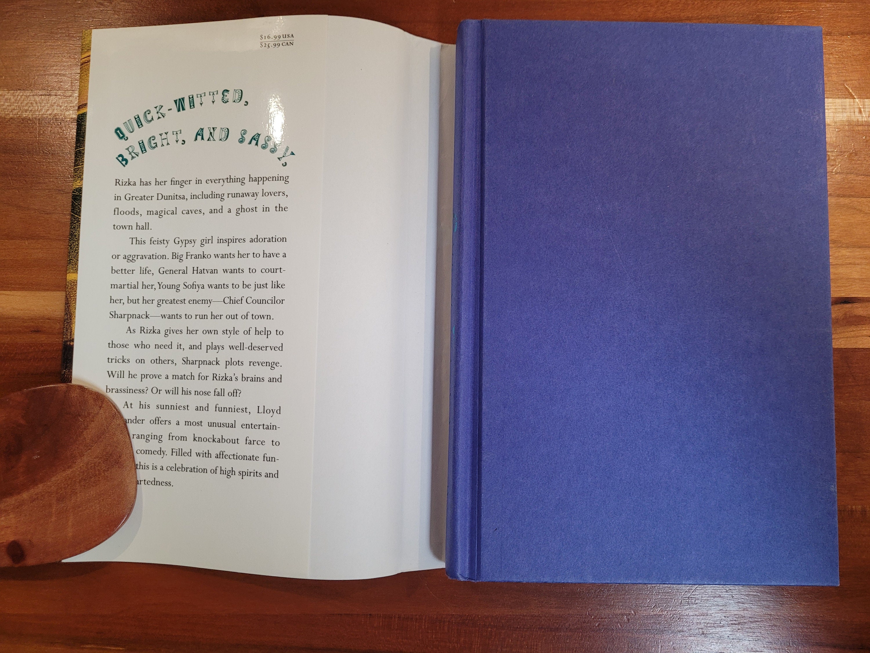 Gypsy Rizka by Lloyd Alexander - 1999 First Edition - Vintage Child Book