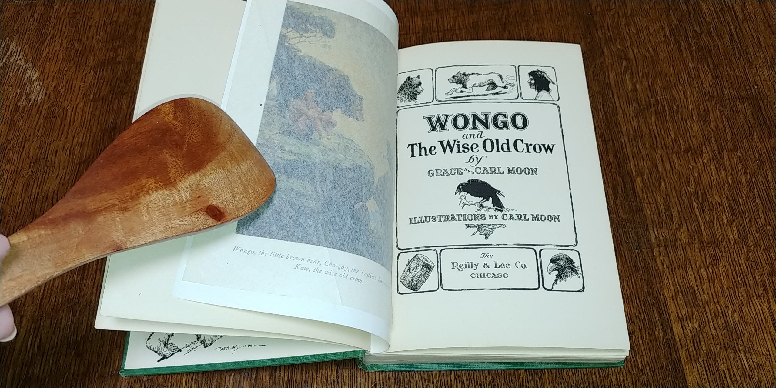 Wongo and The Wise Old Crow by Grace and Carl Moon - First Edition ...