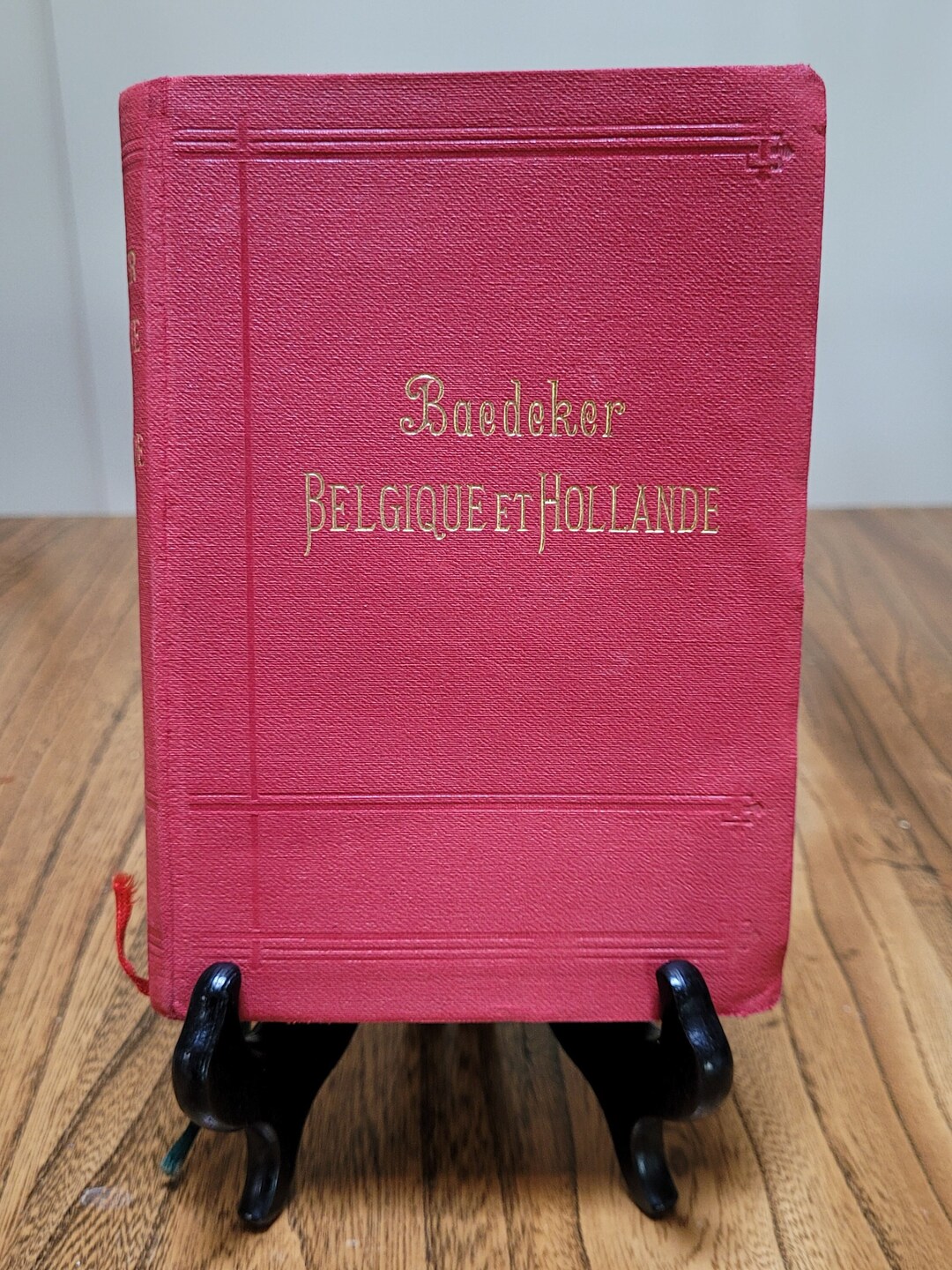 French Baedeker Travel Guide, 1901 17th Edition, for Belgium and ...