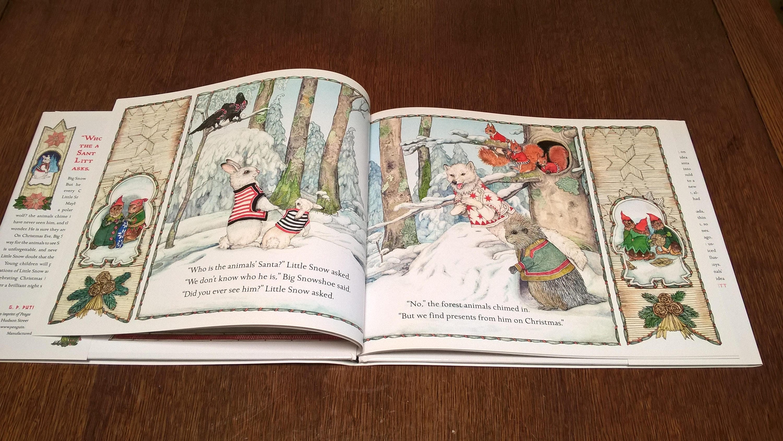 The Animals' Santa by Jan Brett - First edition children's books, Kids ...