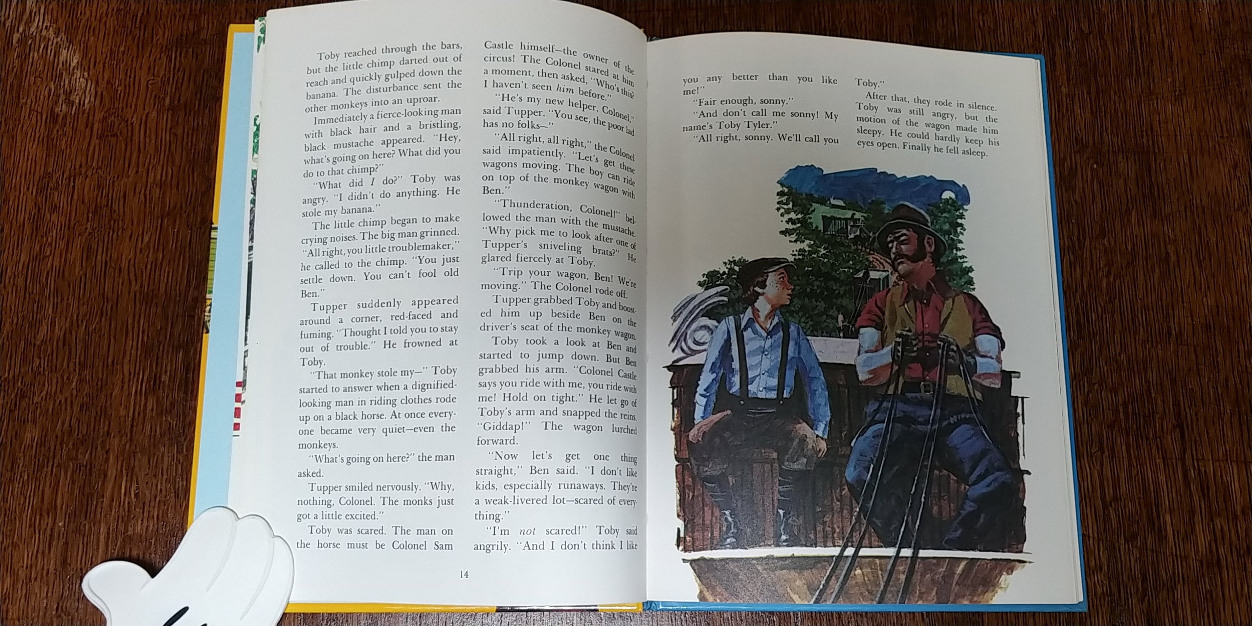 Disney's The Circus Book, featuring Toby Tyler, 1978 first edition.