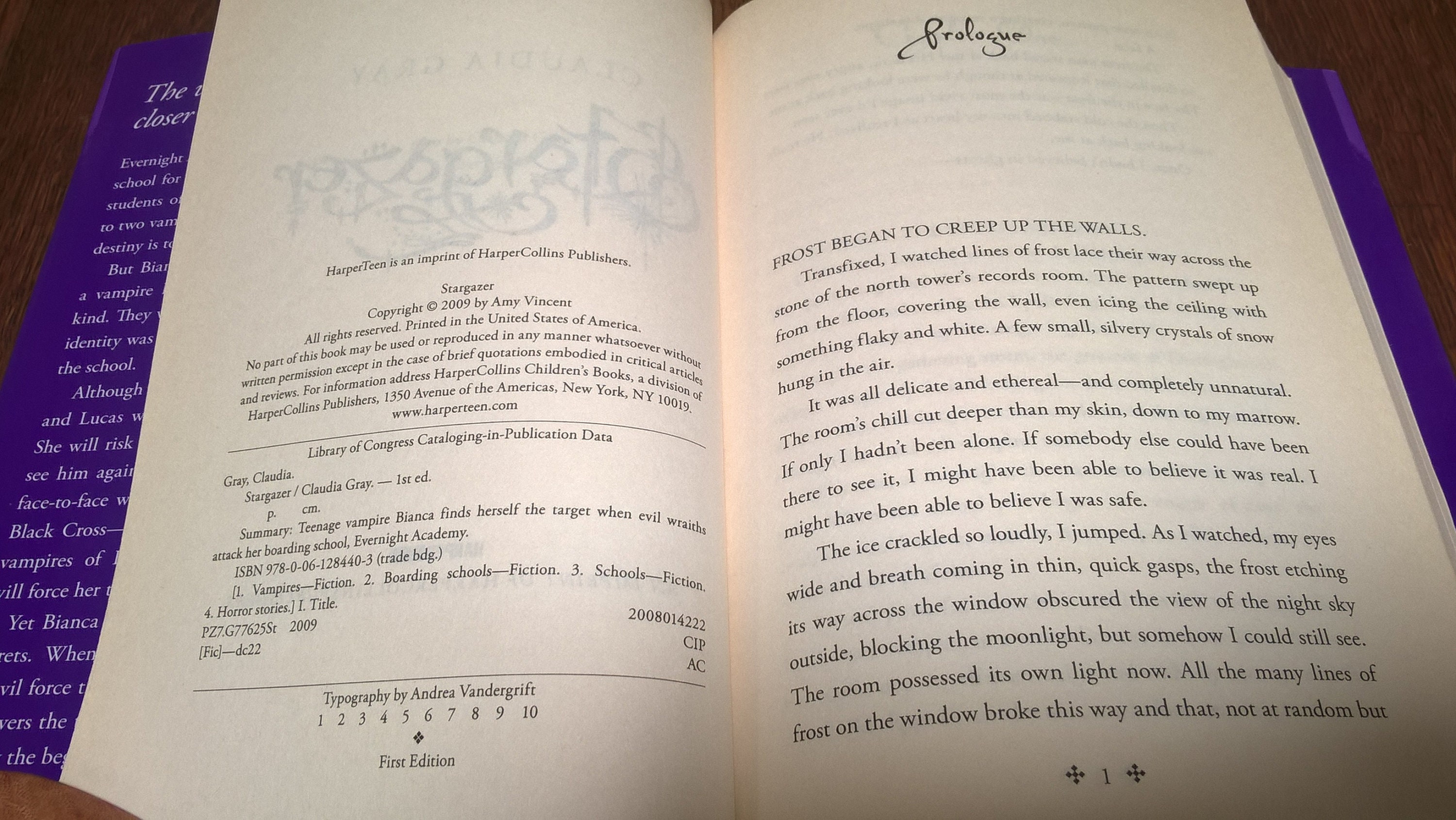 Evernight Series by Claudia Gray - First Edition Set of All 4 Volumes