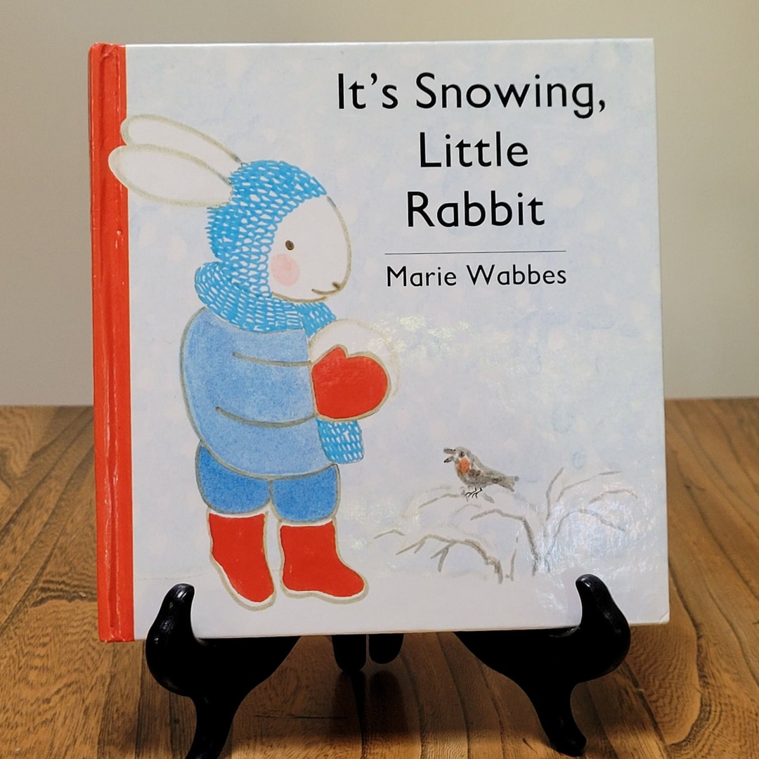 It's Snowing, Little Rabbit by Marie Wabbes, 1987 First US Edition. - Etsy