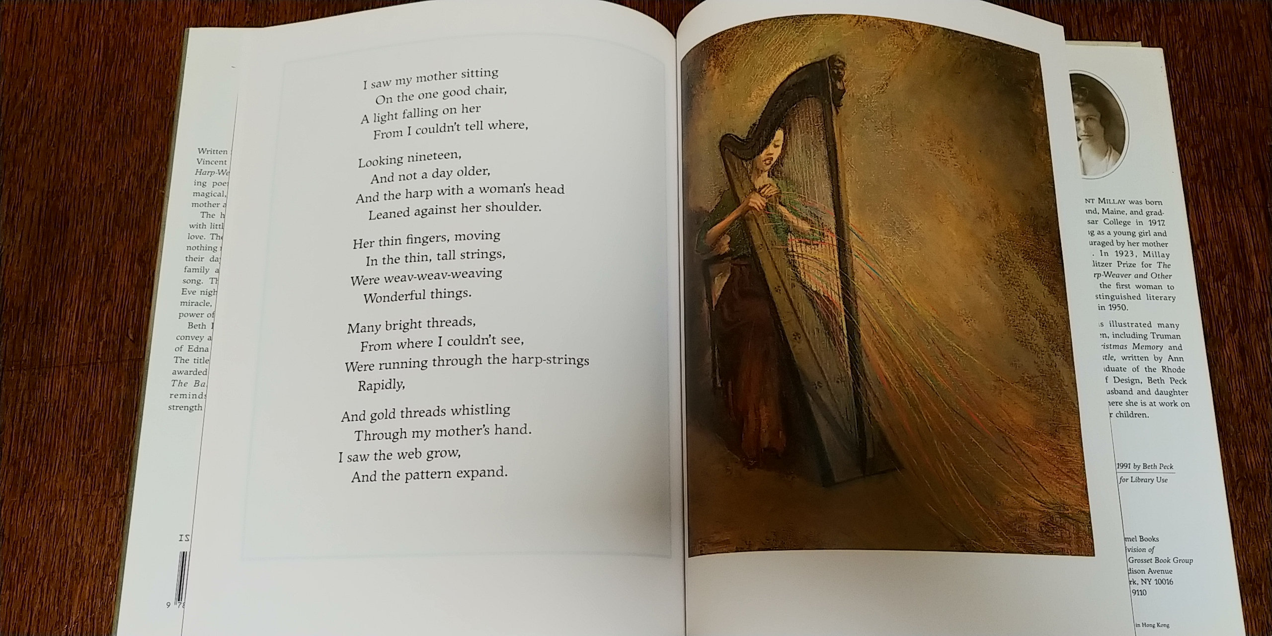 The Ballad of the Harp-Weaver by Edna St. Vincent Millay - Beth Peck ...