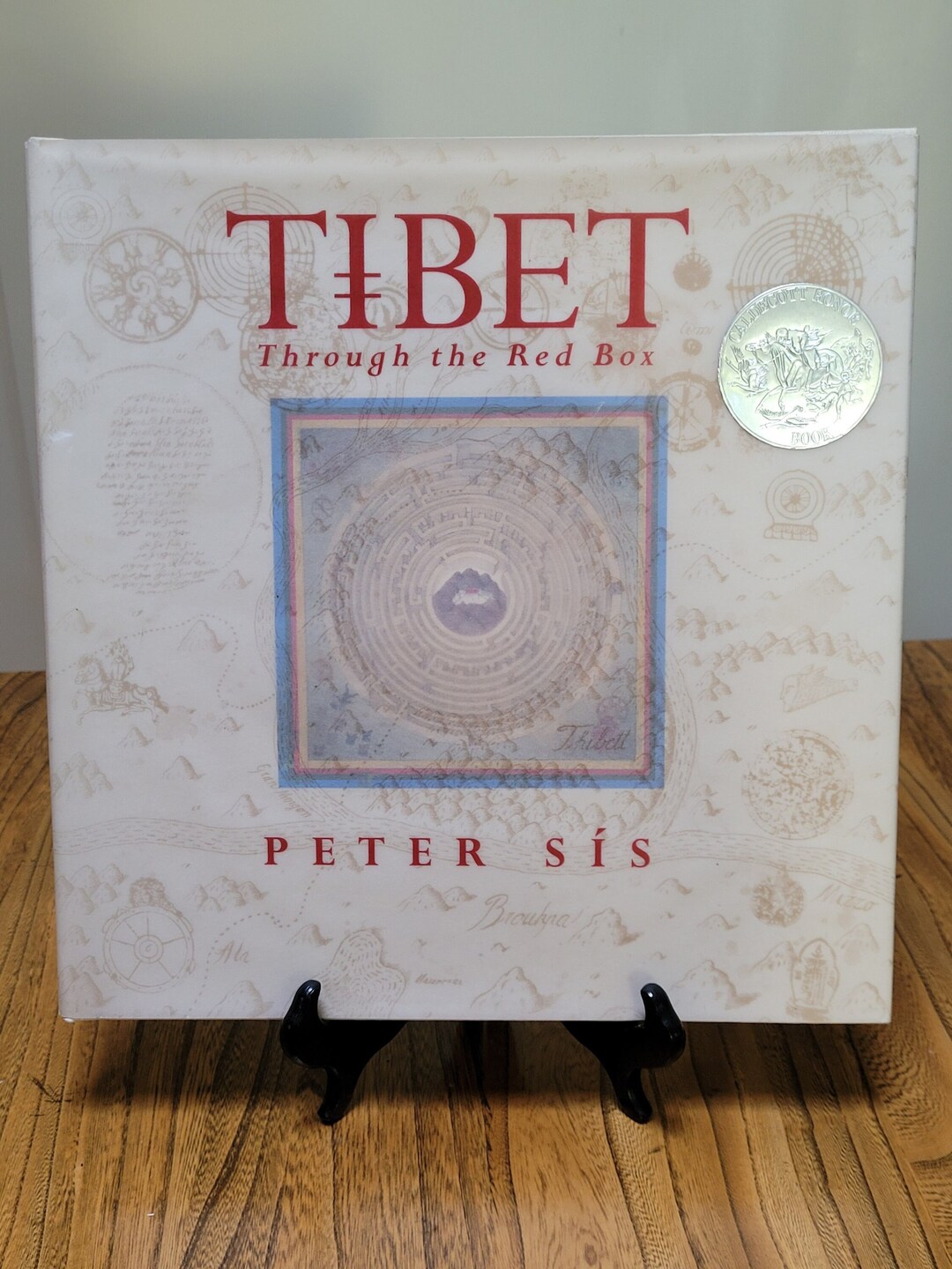 Tibet: Through the Red Box by Peter Sis, 1999 First Scholastic Edition, Caldecott Honor Book. - Etsy