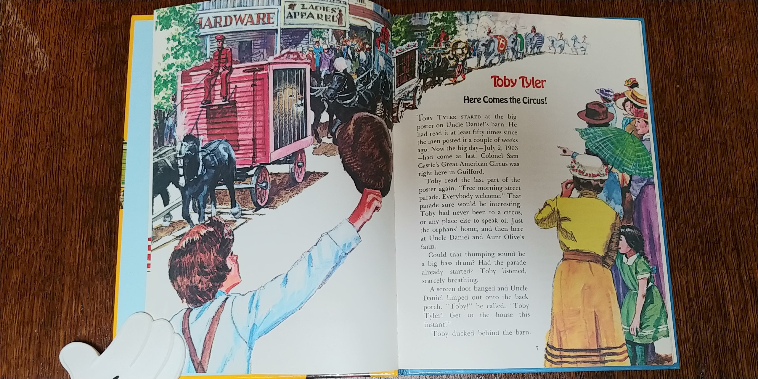 Disney's the Circus Book Featuring Toby Tyler 1978 First - Etsy