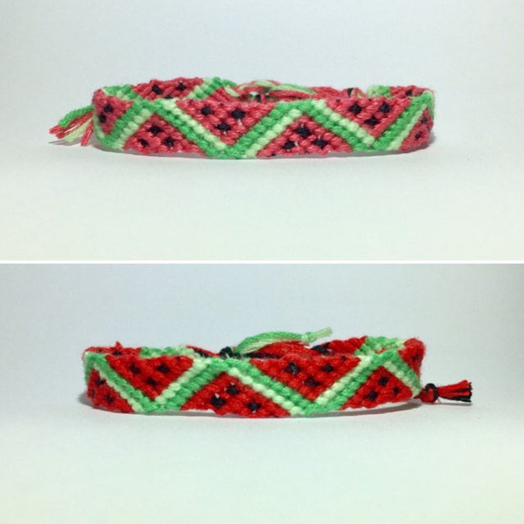 Watermelon Bracelets Friendshipbracelets or Anklets - Etsy