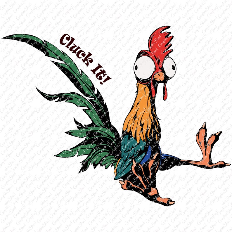 Cluck It -chicken, Digital Download Art, Clipart, Top Seller, Instant ...