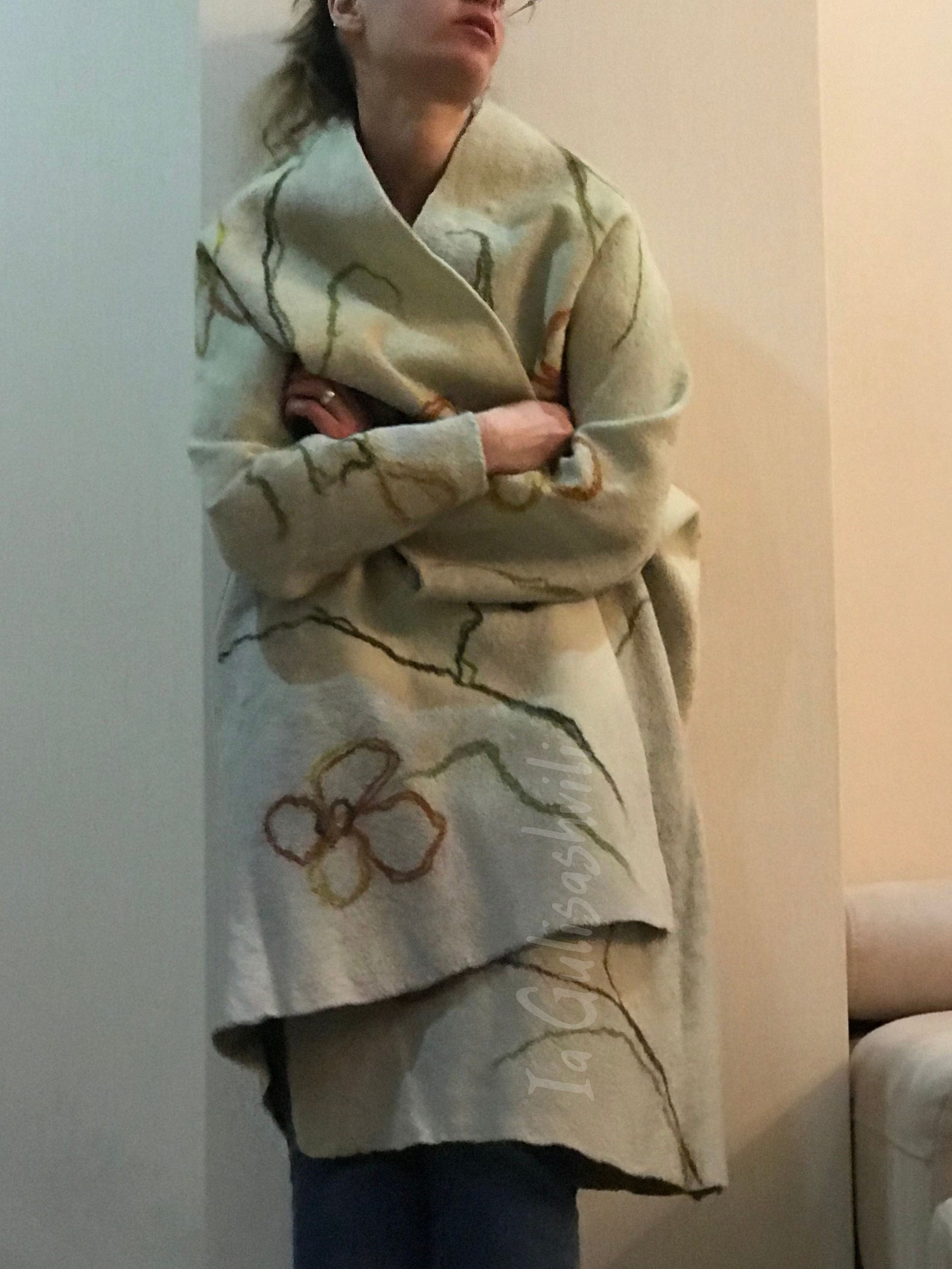 Reversible Nuno Felt Coat. Plus Size Designer Coat, Wearable Art ...