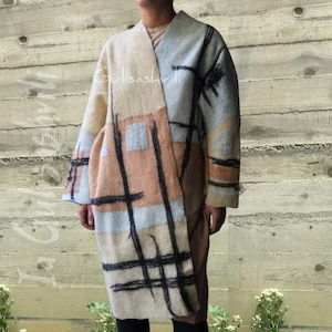 Women Oversized Nuno Felt Fall Coat. Wearable Art Bohemian Clothing ...