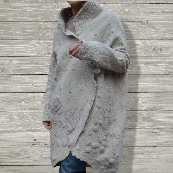 Felt Coat Wool - Etsy