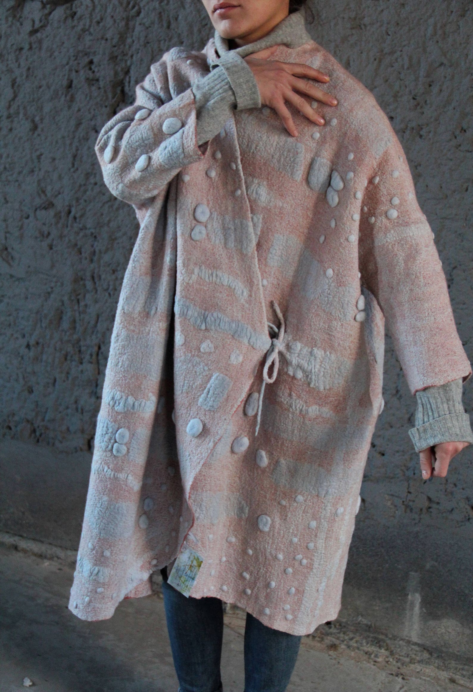 Women Coat Felted Coat Jacket Hand Made Clothing Blue - Etsy