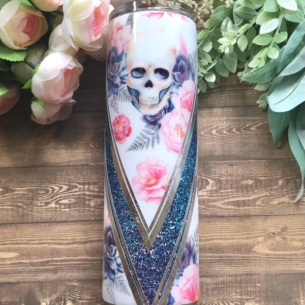 V Split Epoxy Glitter Tumbler - Etsy