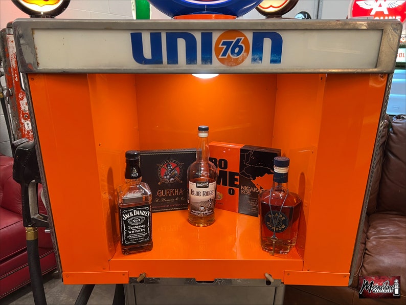 Custom 1960s UNION 76 GASOLINE Wayne Gas Pump W/ Display Shelf - Etsy