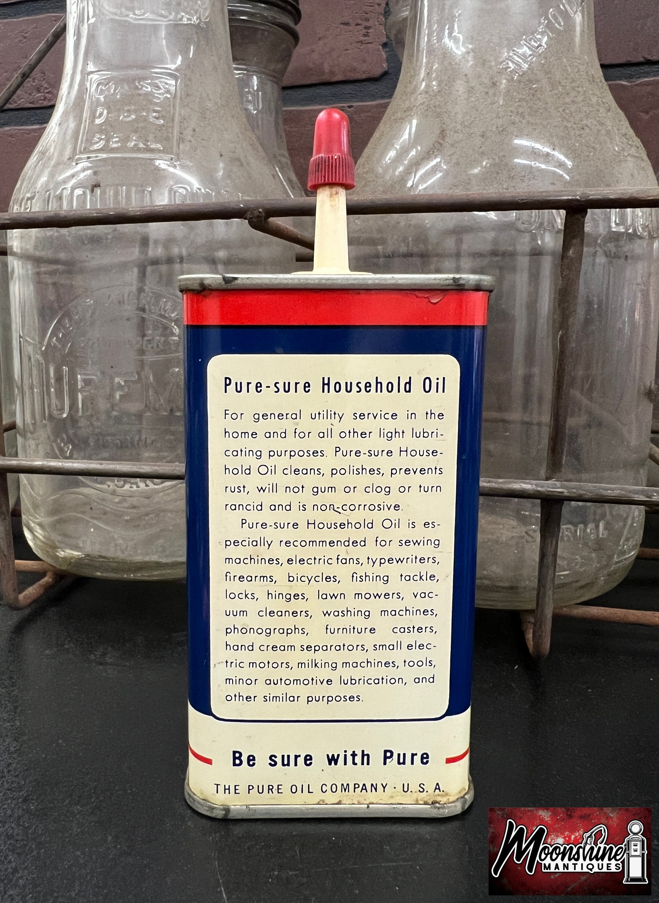 1950’s PURE Handy Oiler Can - Gas & Oil - Etsy