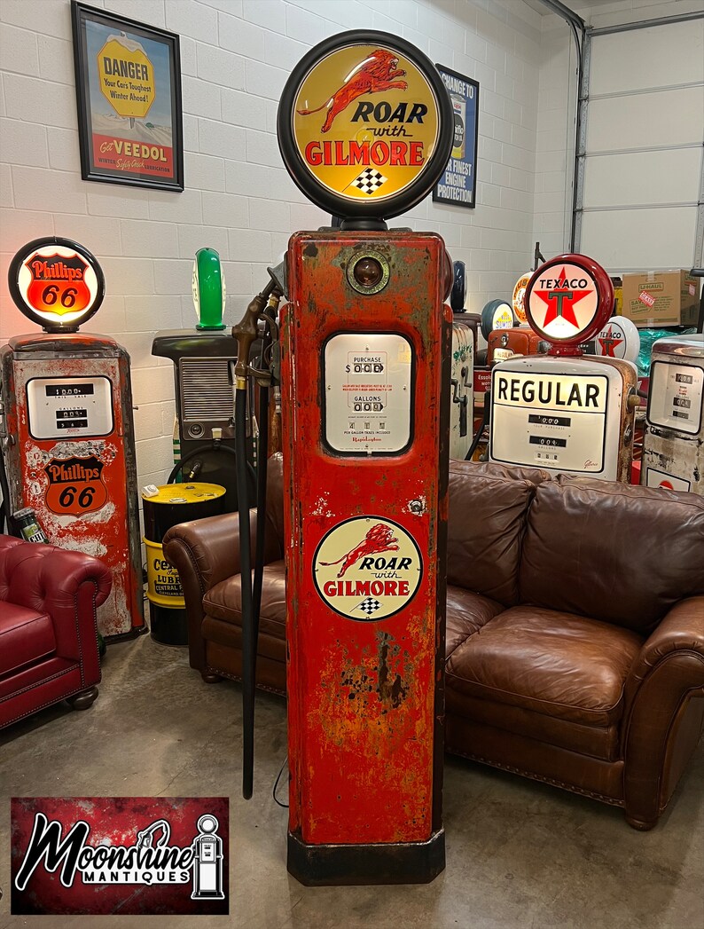 RARE 1940s GILMORE Rapidayton Dayton Gas Pump Rustoration - Etsy