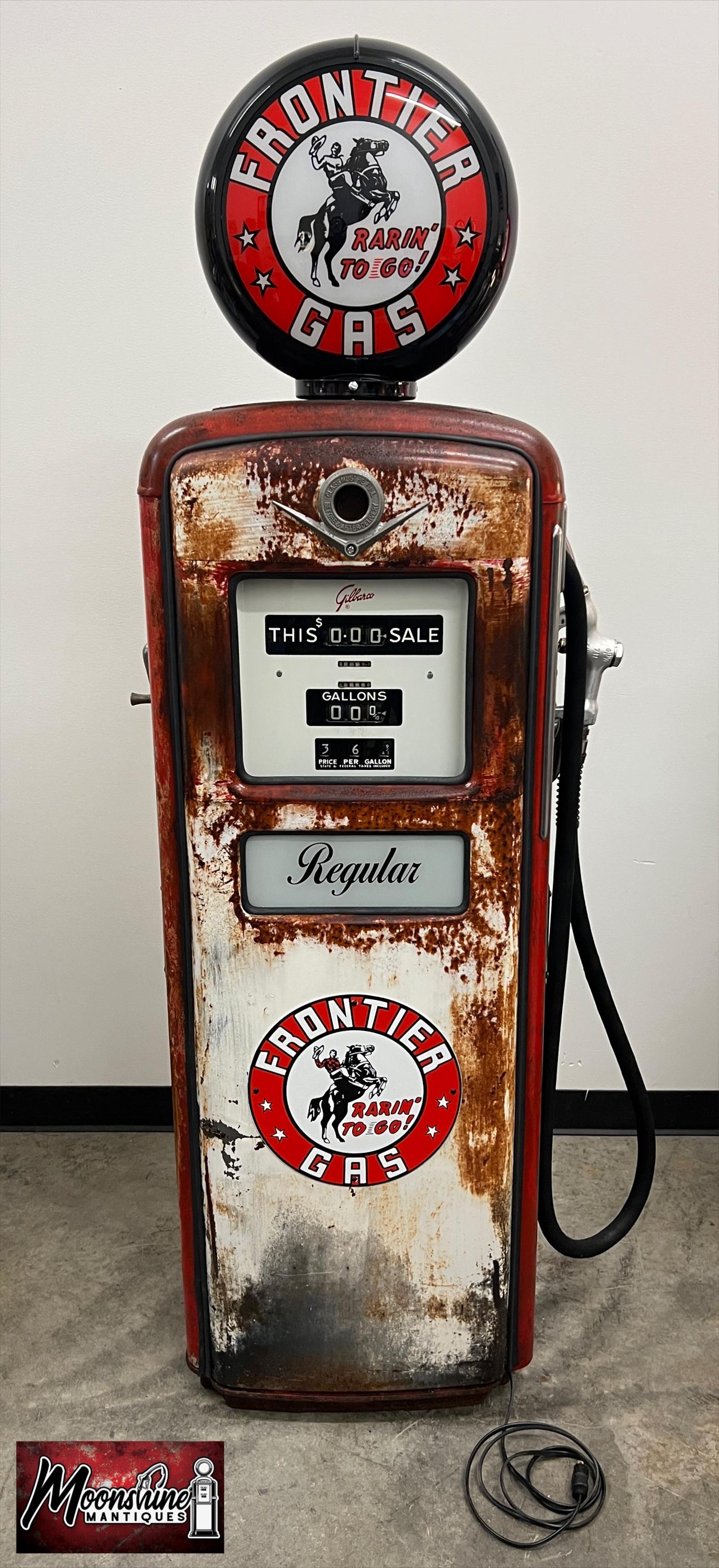 1950’s FRONTIER GASOLINE Gilbarco Gas Pump - Rustoration - Etsy