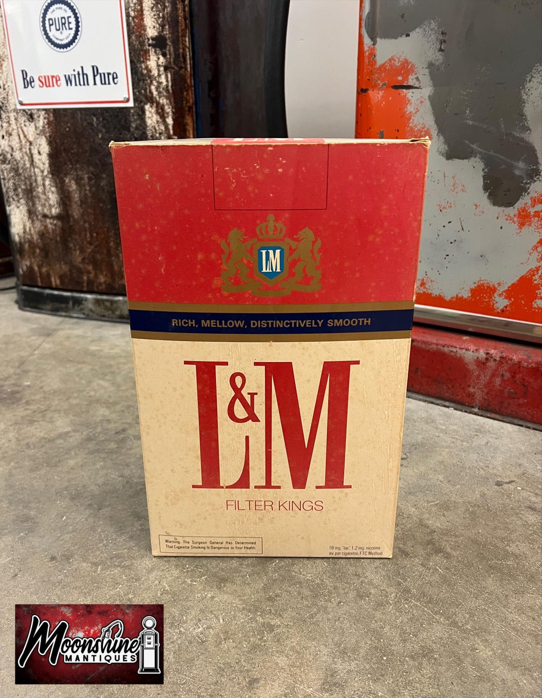 Vtg. L&M Cigarettes Store Display Box - Etsy