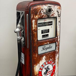 1950’s FRONTIER GASOLINE Gilbarco Gas Pump - Rustoration - Etsy