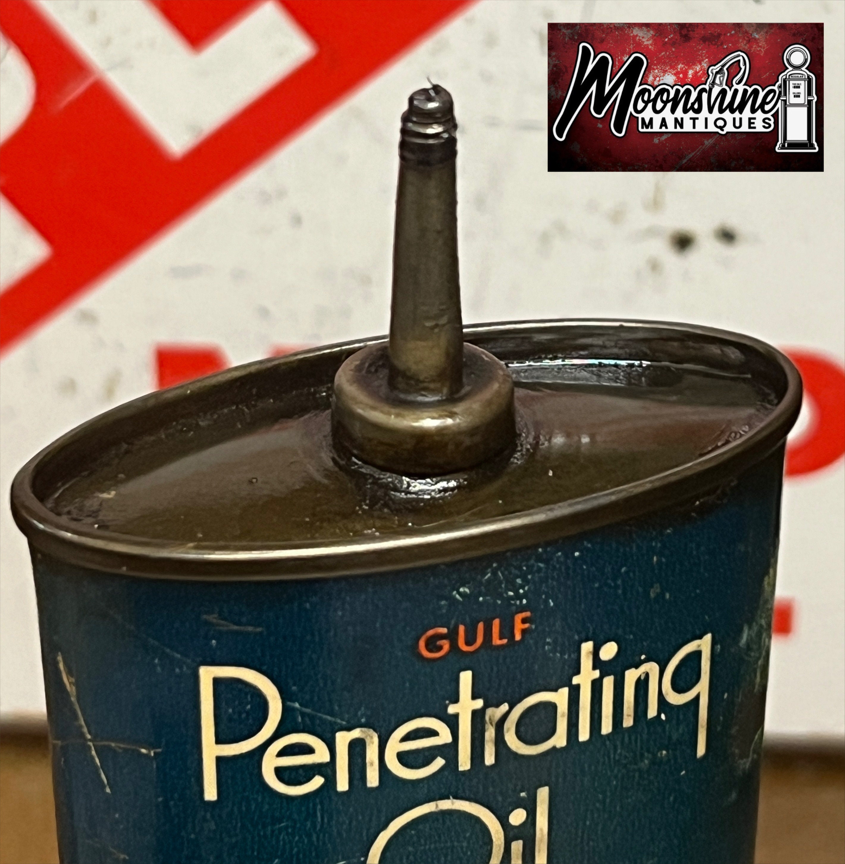 GULF Lead Top Handy Oiler Can Gas & Oil - Etsy