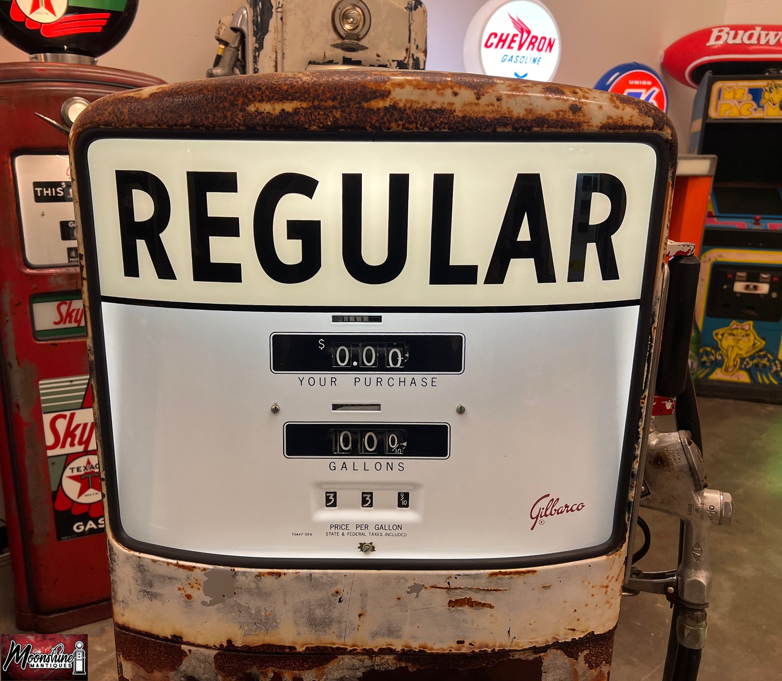 1950’s TEXACO FIRE CHIEF Gilbarco Gas Pump - Rustoration - Etsy