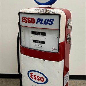 1950s ESSO Gilbarco Gas Pump Rustoration - Etsy