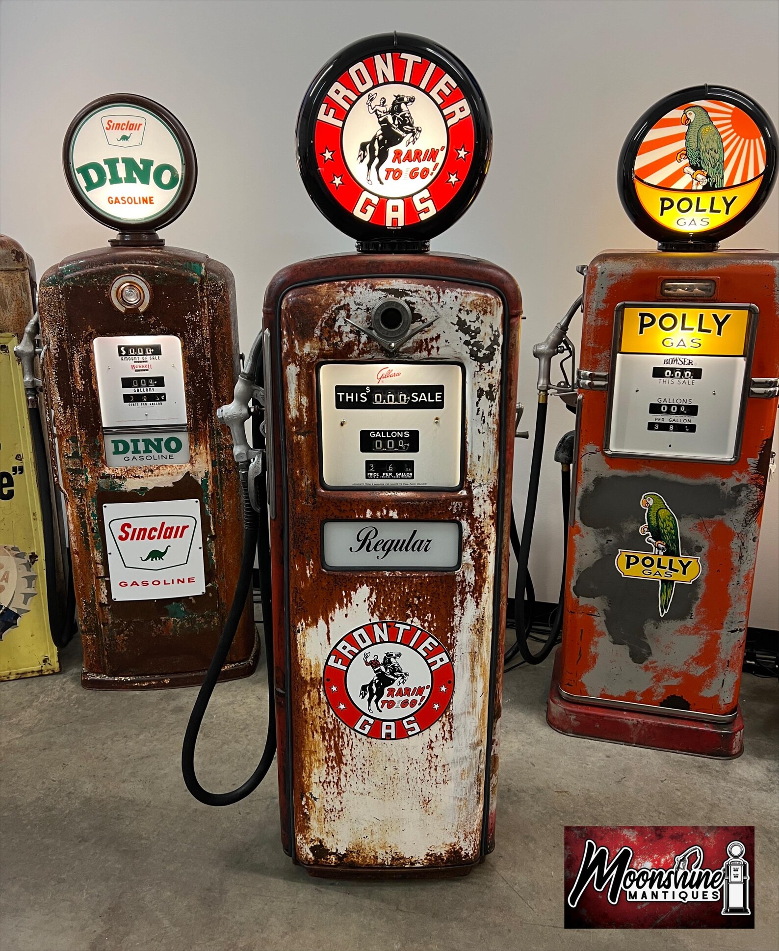 1950’s FRONTIER GASOLINE Gilbarco Gas Pump - Rustoration - Etsy