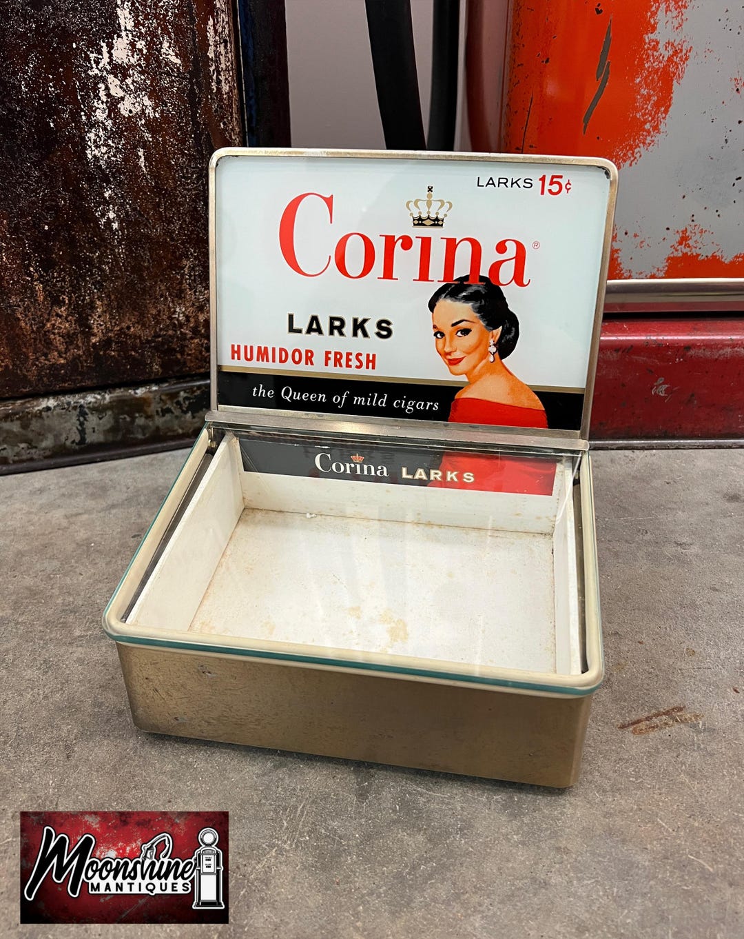 RARE Vtg. CORINA LARKS Cigar Humidor Store Display - Etsy