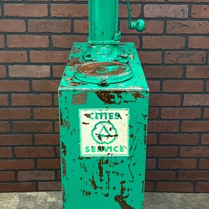 1930s CITIES SERVICE Bennett Oil Pump Lubester Free Shipping - Etsy