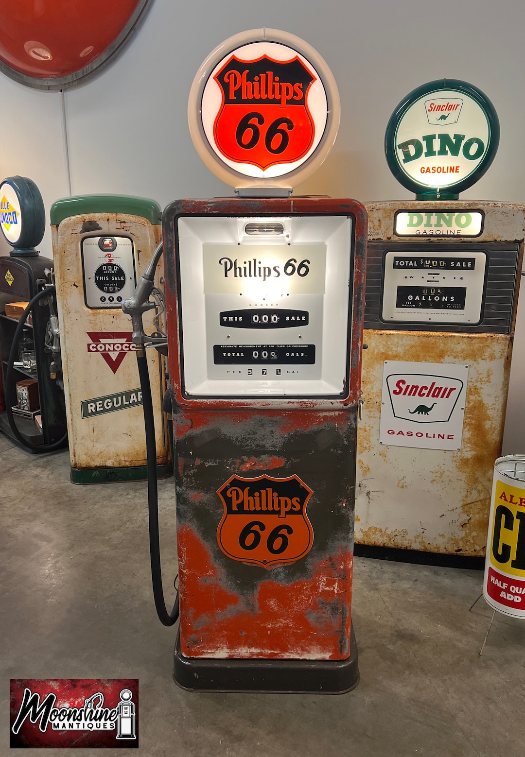 1950s PHILLIPS 66 Bowser Gas Pump Rustoration - Etsy