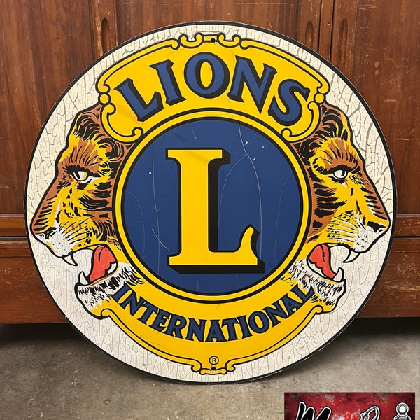 Lions Club Sign - Etsy