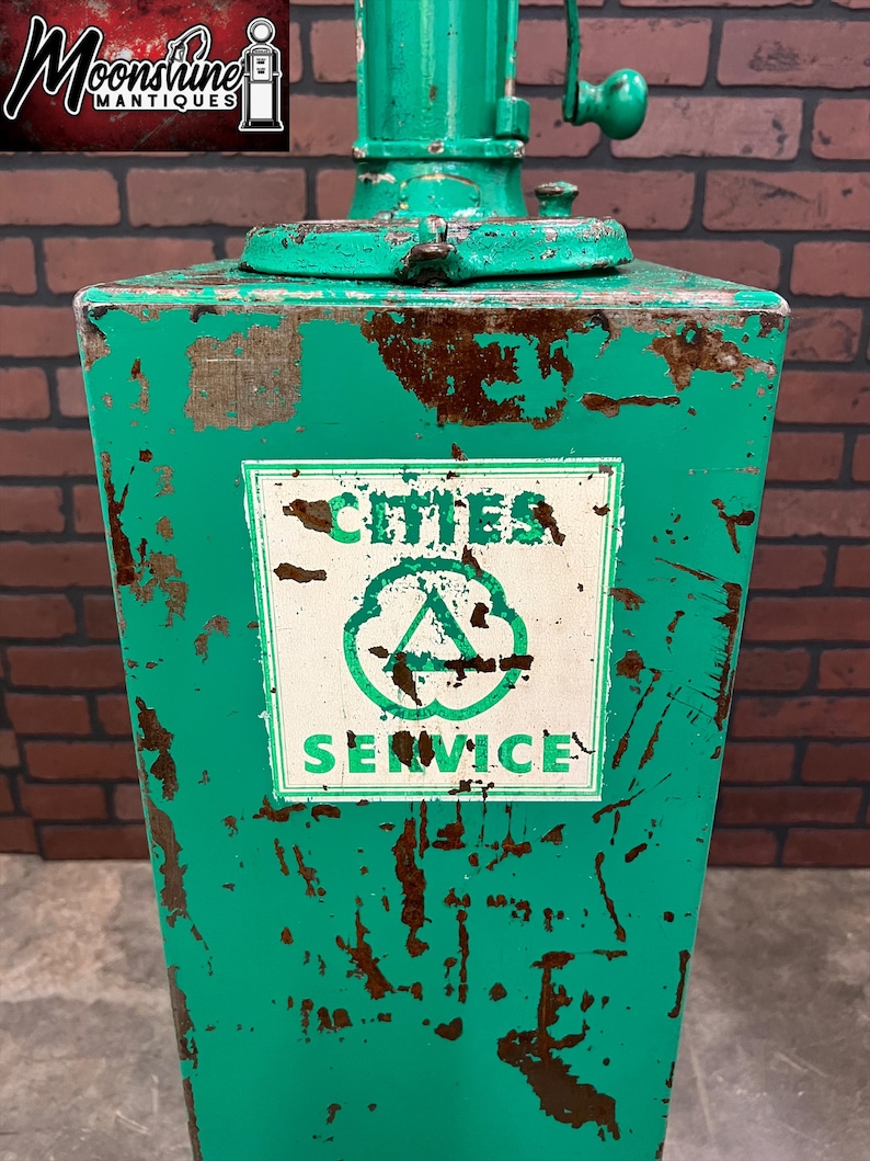 1930s CITIES SERVICE Bennett Oil Pump Lubester Free Shipping - Etsy